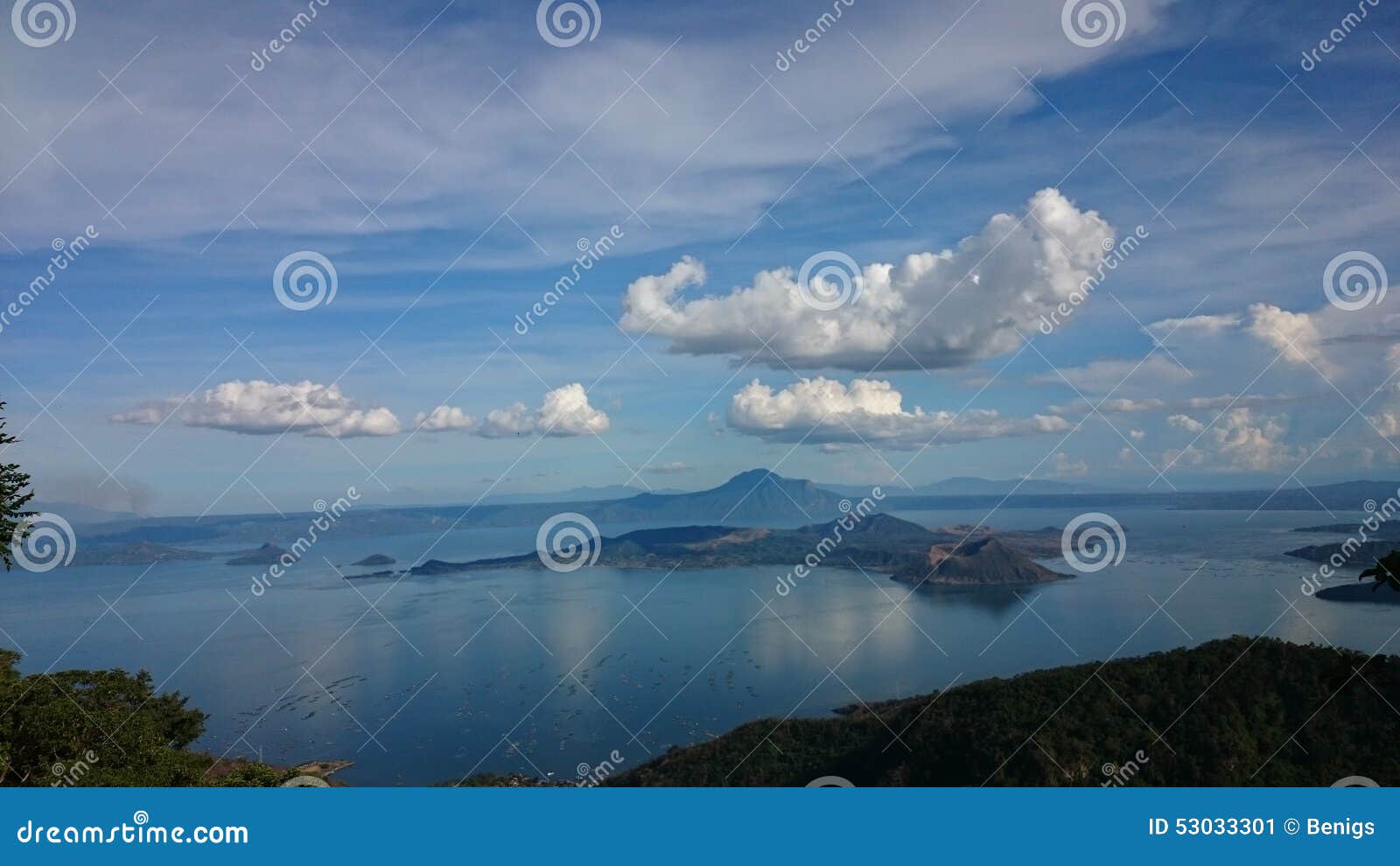 Taal lake summer stock image. Image of summer, taal, lakes - 53033301