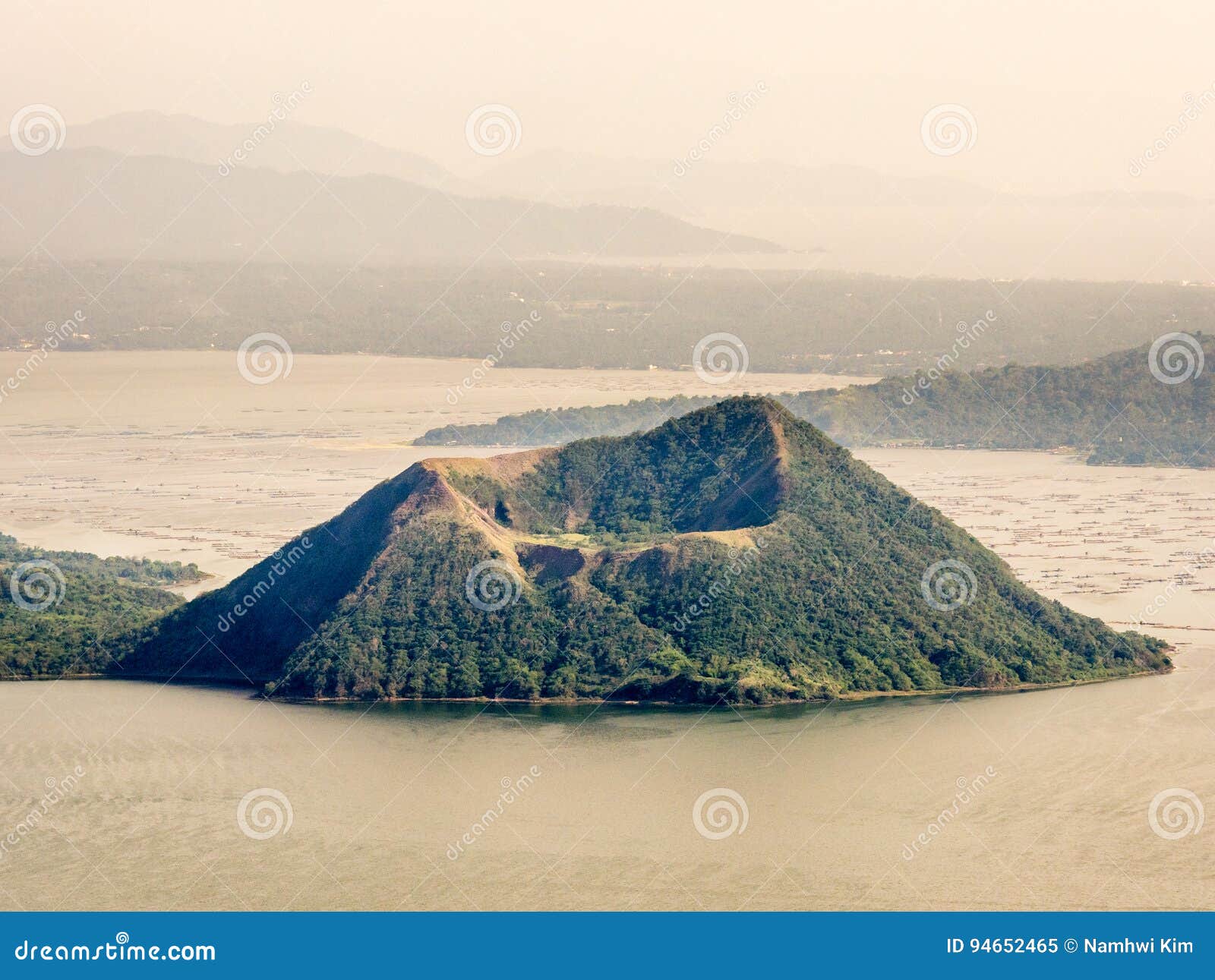 Taal Volcano at the Philippines Stock Image - Image of natural ...