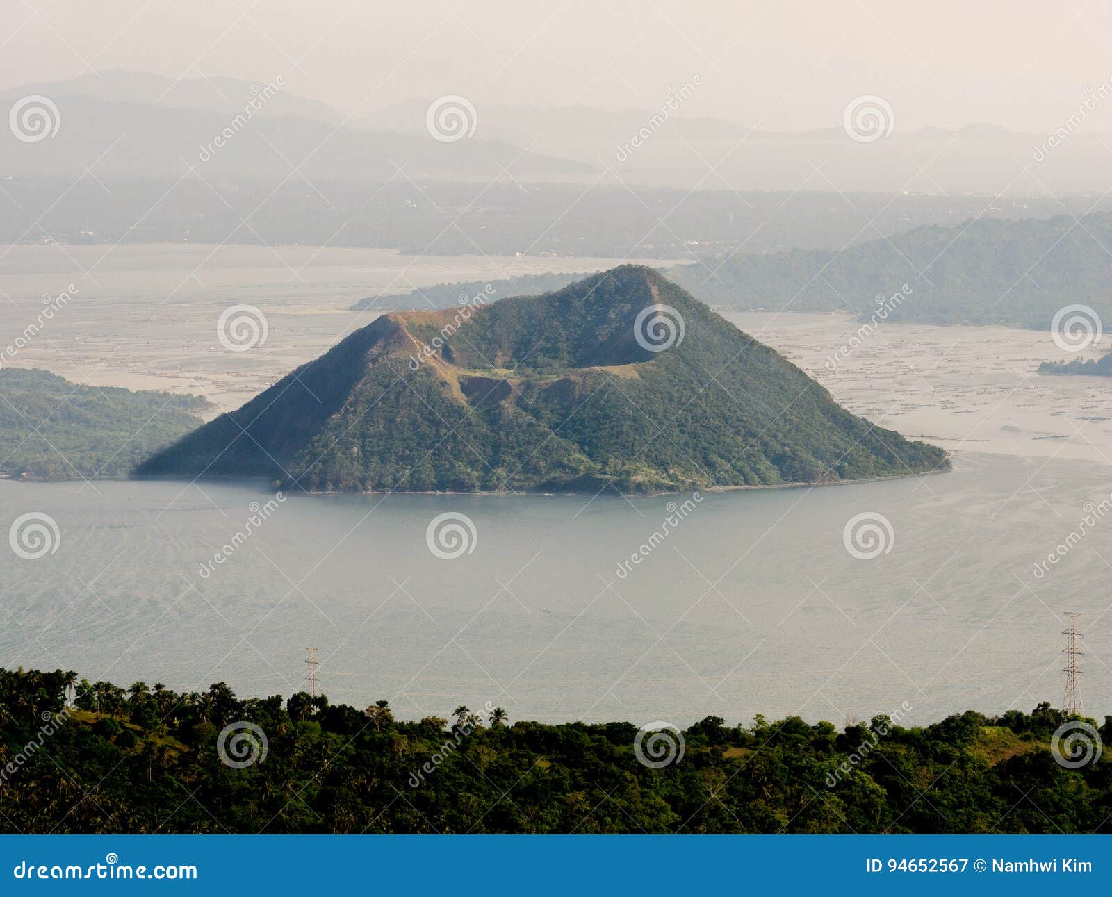 Taal Volcano at the Philippines Stock Image - Image of volcano ...