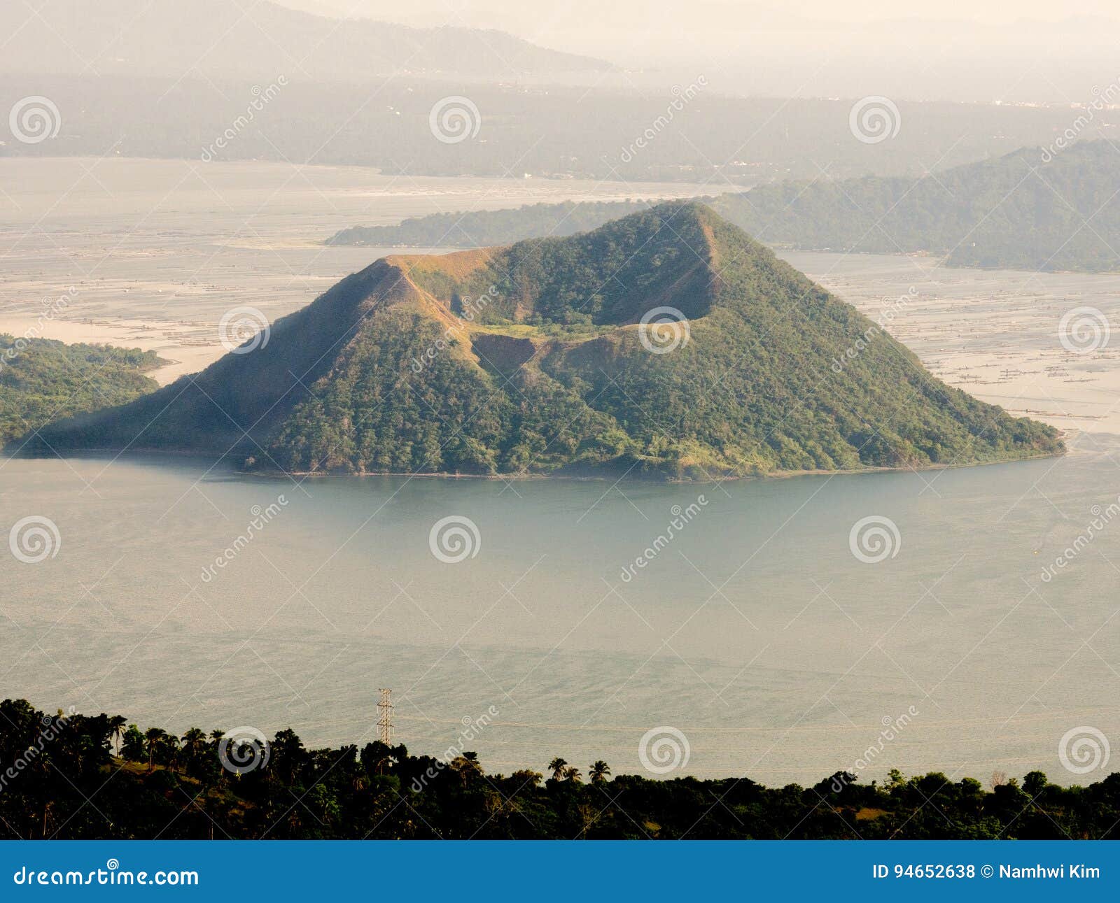 Taal Volcano at the Philippines Stock Photo - Image of small, highland ...