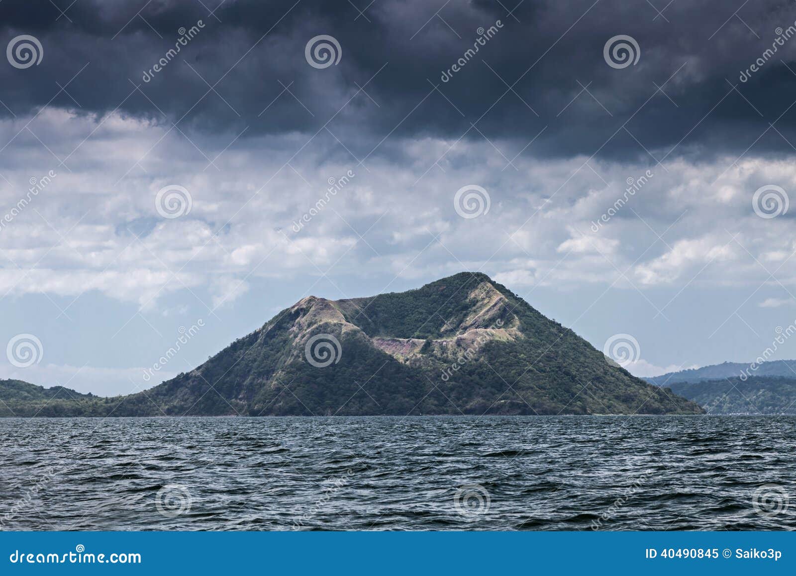 Taal volcano, Philippines stock image. Image of luzon - 40490845