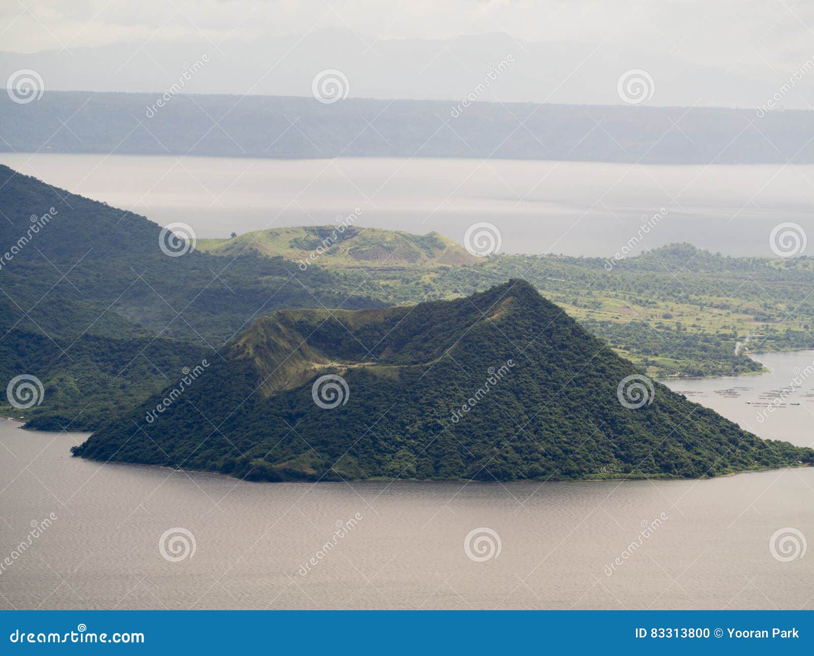 Taal Volcano in Tagaytay, Philippines Stock Photo - Image of asian ...