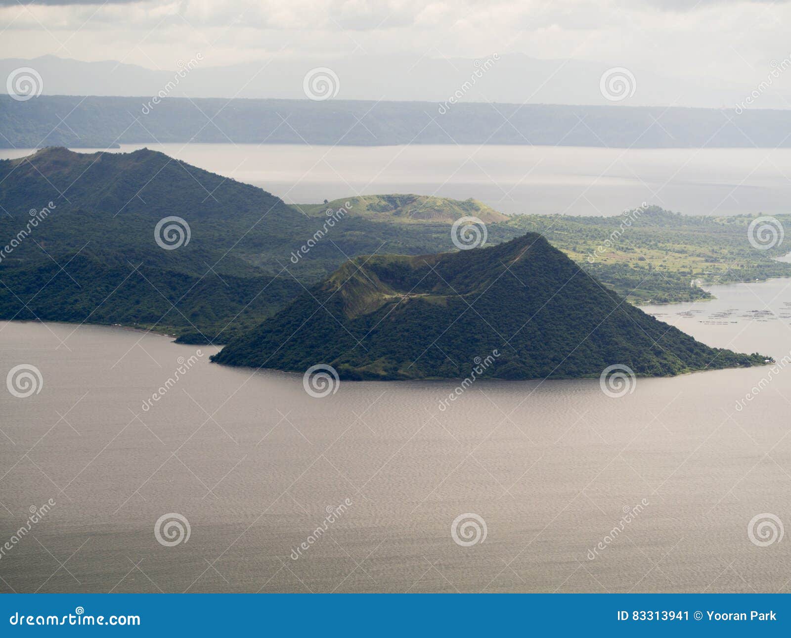 Taal Volcano in Tagaytay, Philippines Stock Image - Image of cloud ...