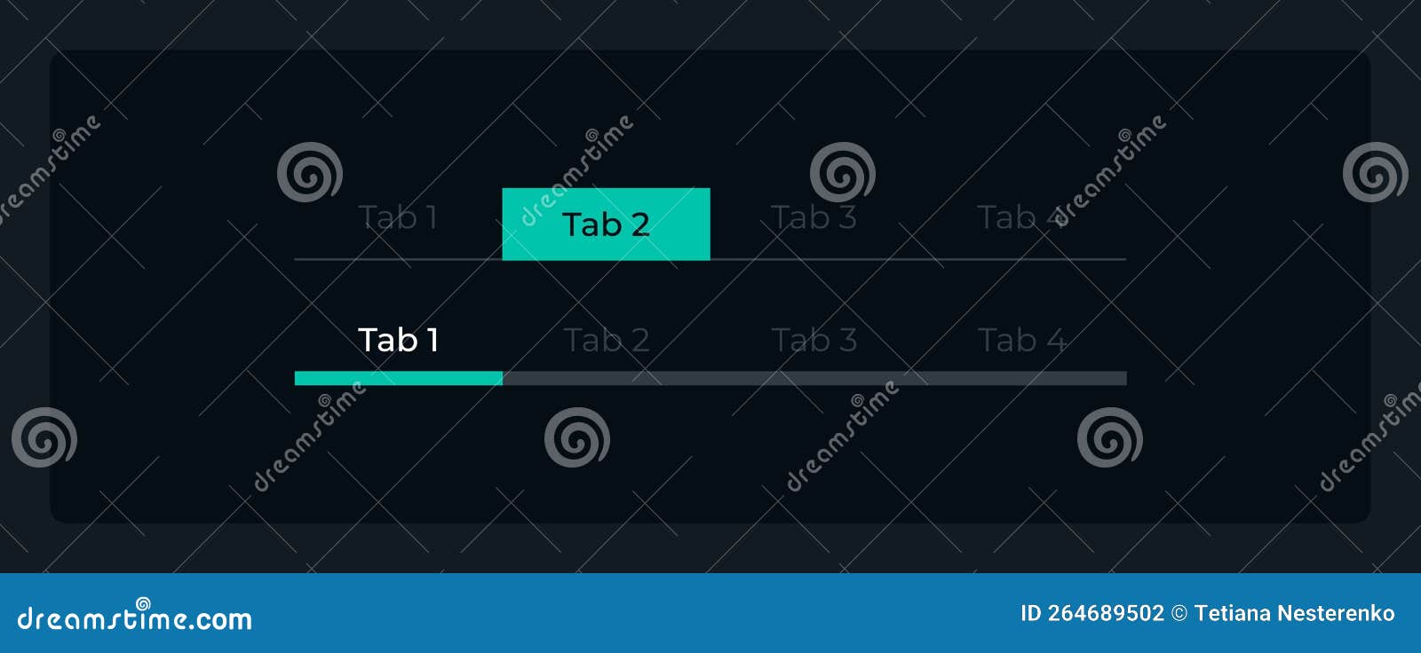 Tab Bar Menu UI Elements Kit Stock Vector - Illustration of icon, choose: 264689502