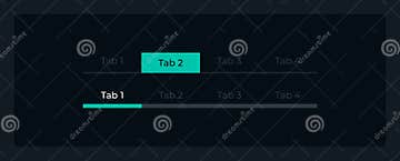 Tab Bar Menu UI Elements Kit Stock Vector - Illustration of icon ...