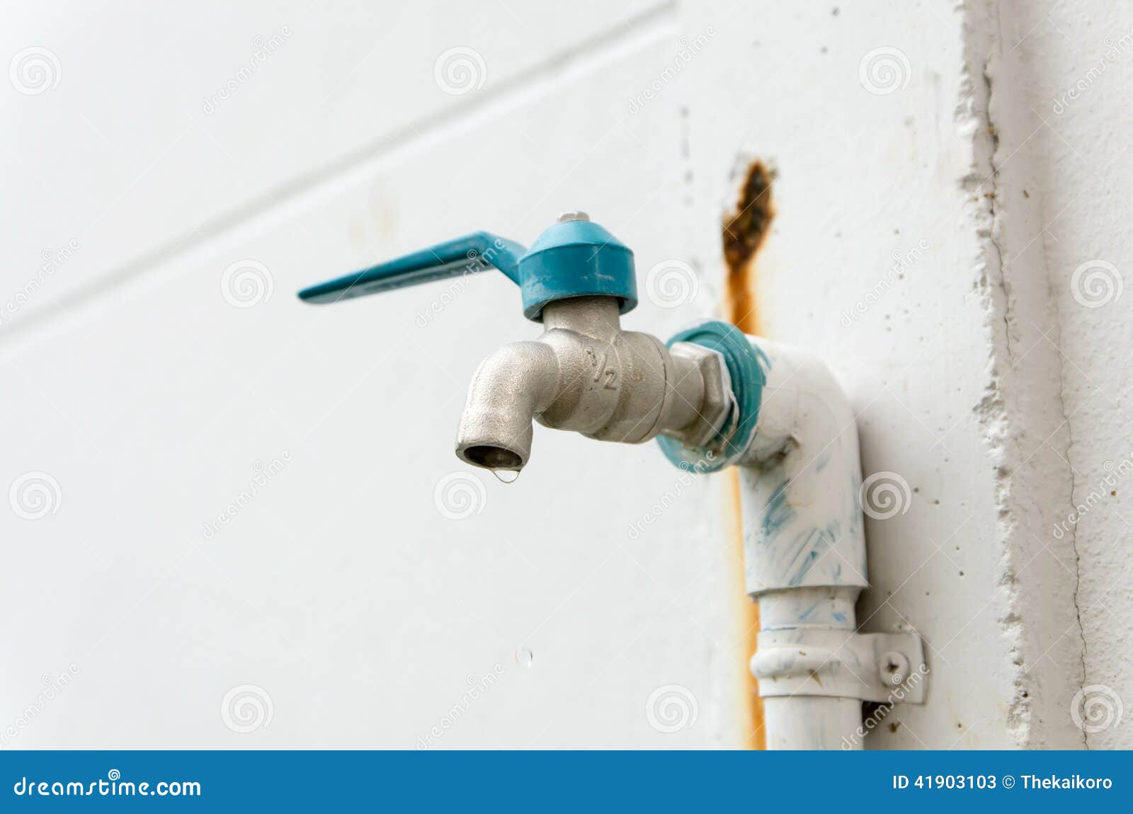 Tab water valve stock image. Image of flow, plastic, metal - 41903103