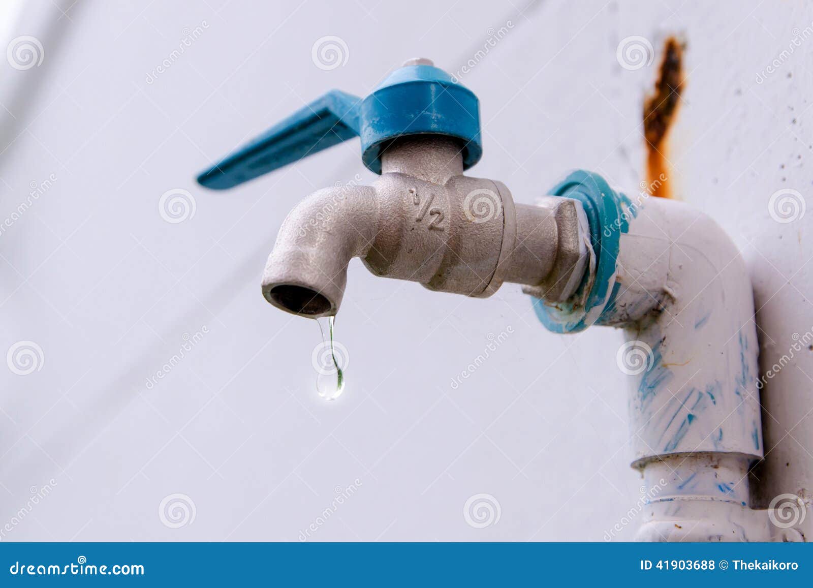 Tab water valve stock photo. Image of grass, green, steel - 41903688