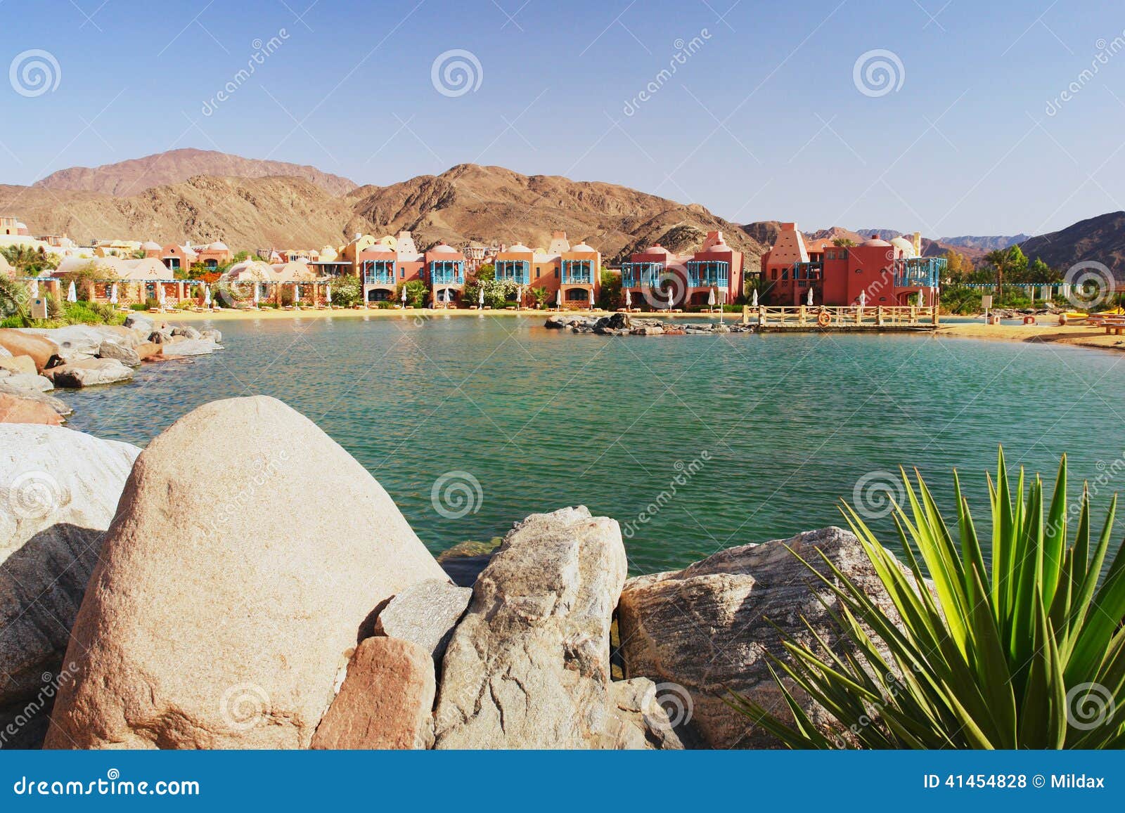 Taba, Egypt stock photo. Image of lagoon, village, sinai - 41454828