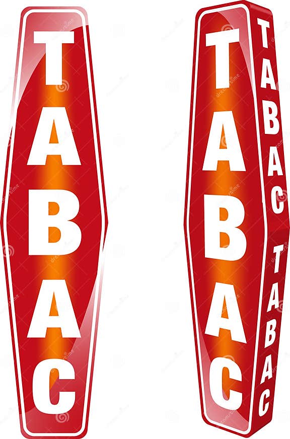 Tabac sign stock vector. Illustration of cancer, addiction - 15709166