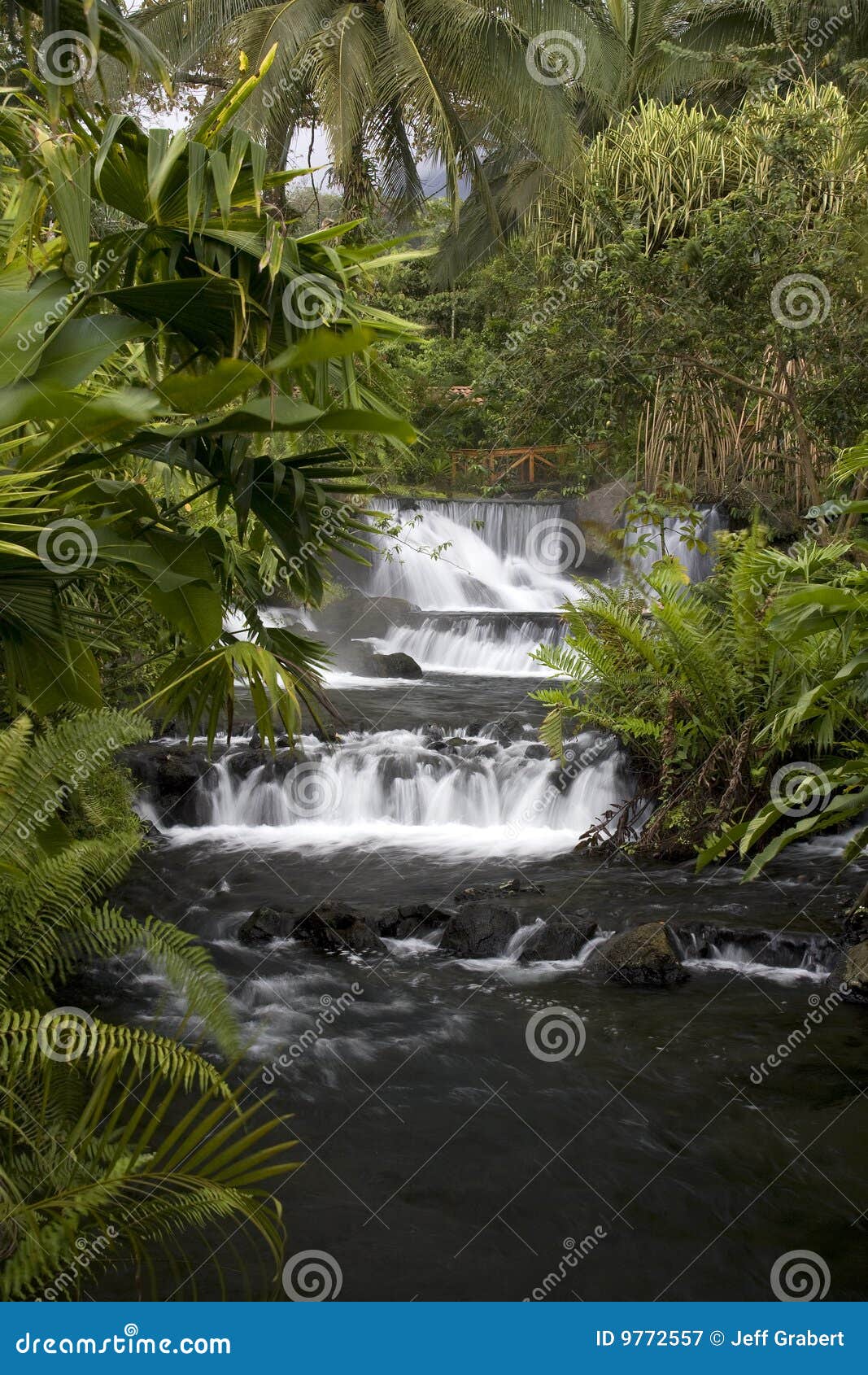 Tabacon Springs VI stock image. Image of central, volcano - 9772557