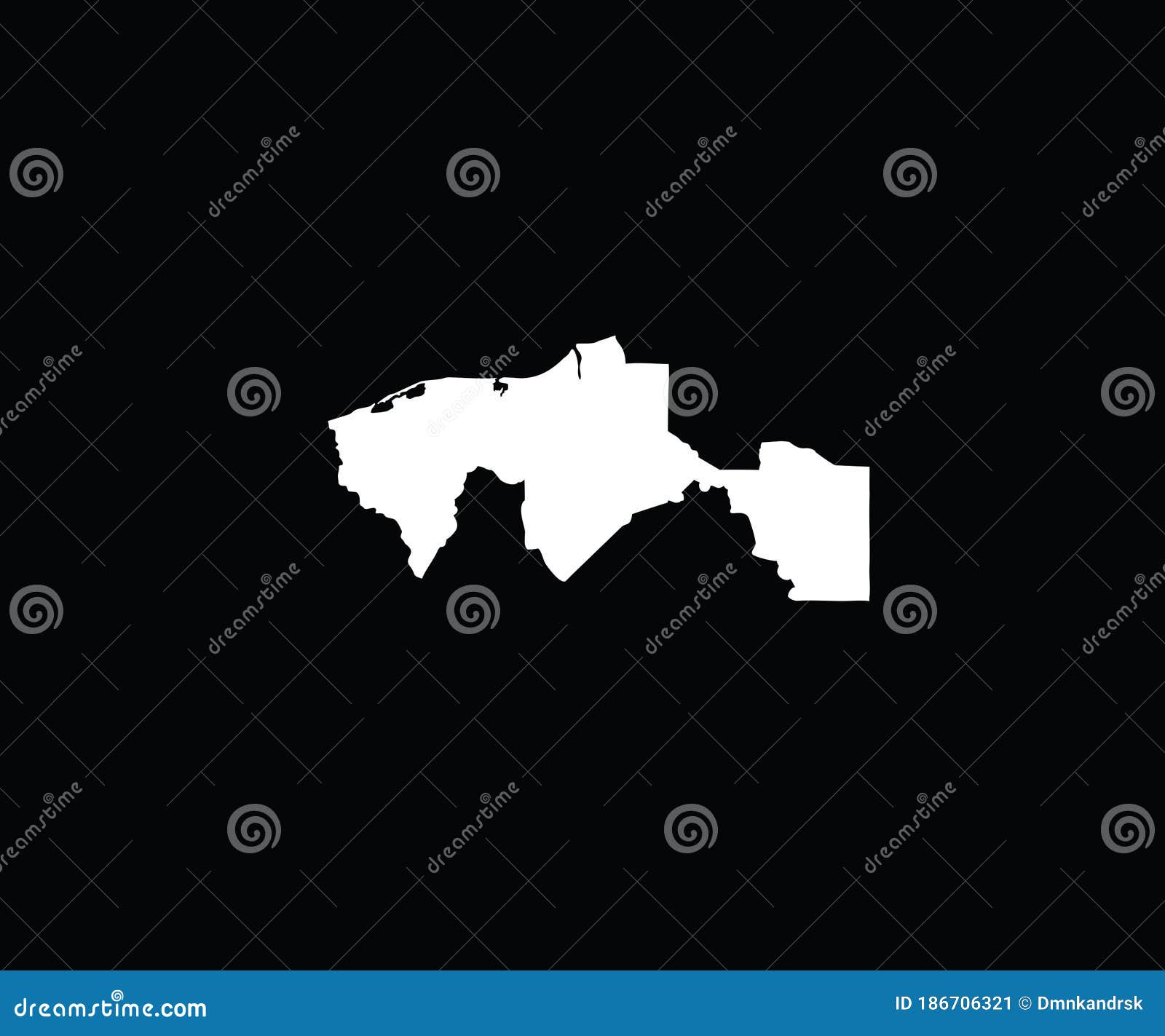Tabasco Map Mexico State Region Shape Cartoon Vector | CartoonDealer ...