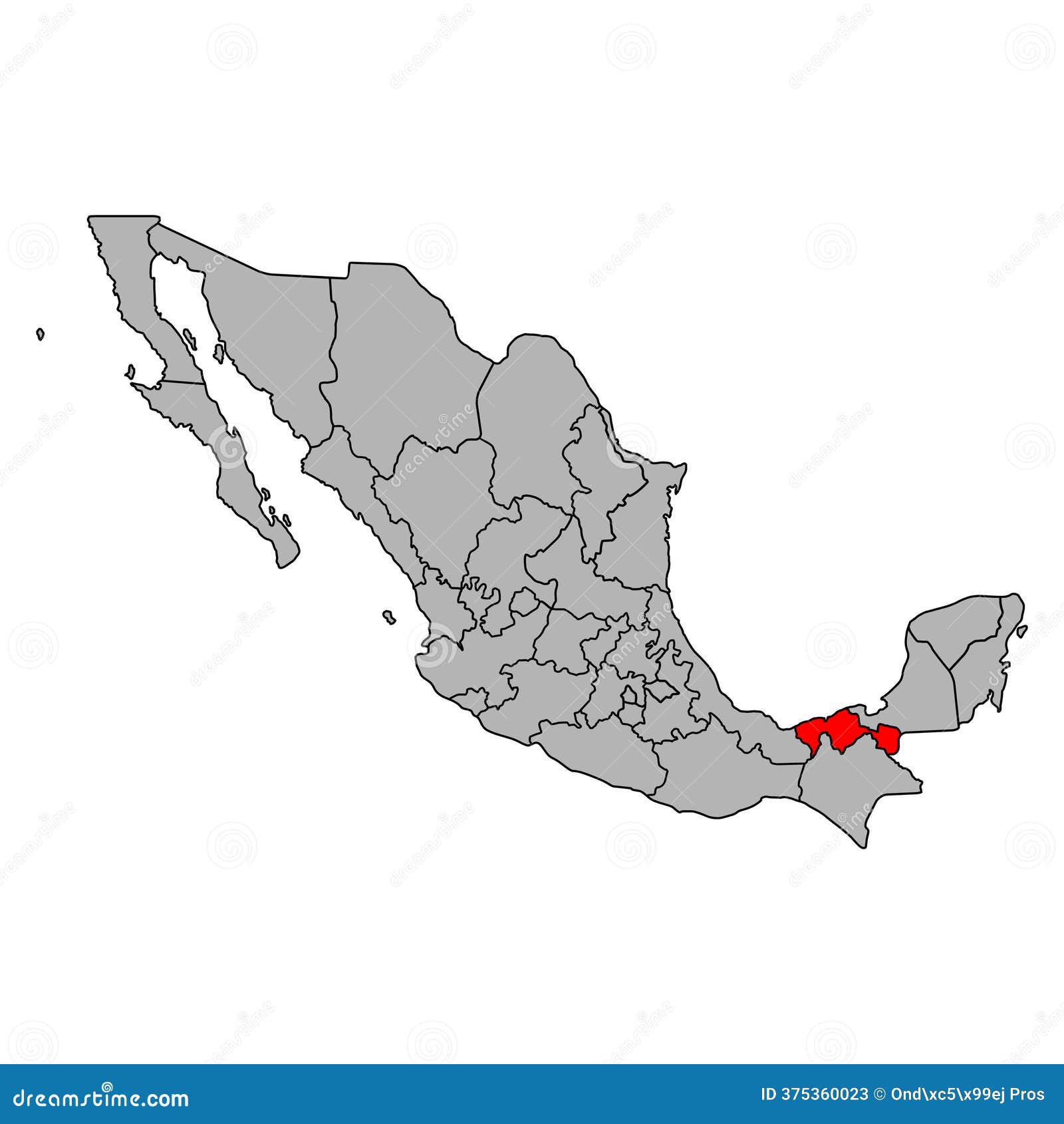 Tabasco Map Vector | CartoonDealer.com #127905836