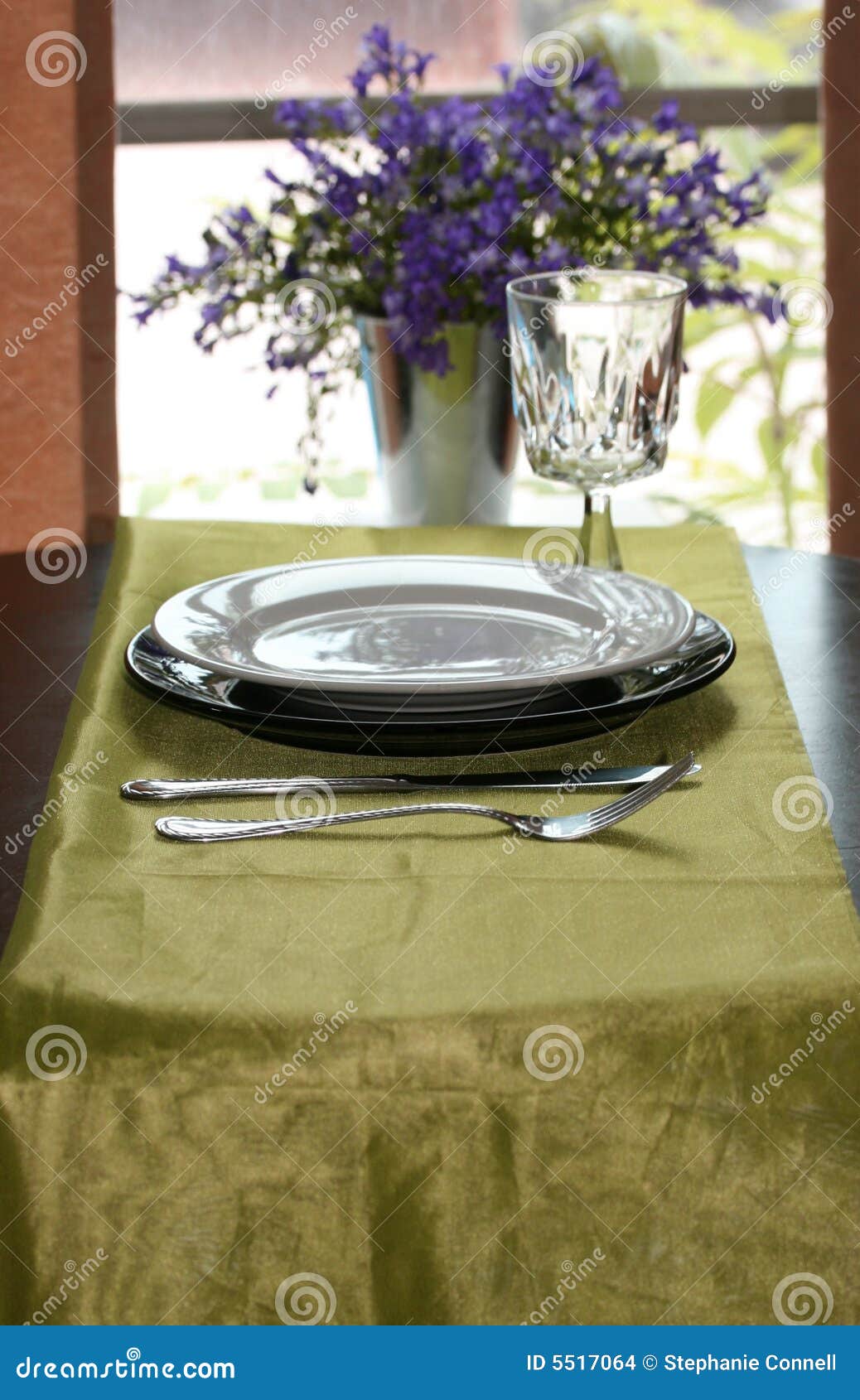 Tabble Set for Dinner stock photo. Image of cutlery, dine - 5517064