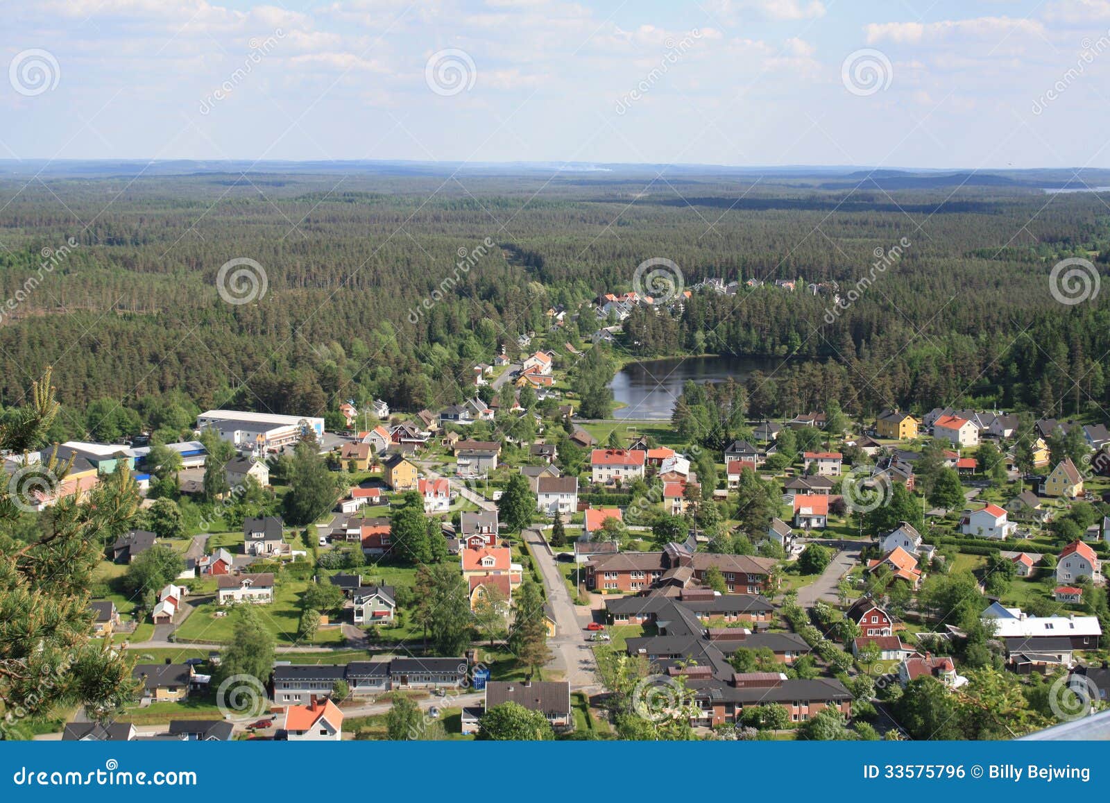 Taberg overview stock photo. Image of wood, road, mount - 33575796