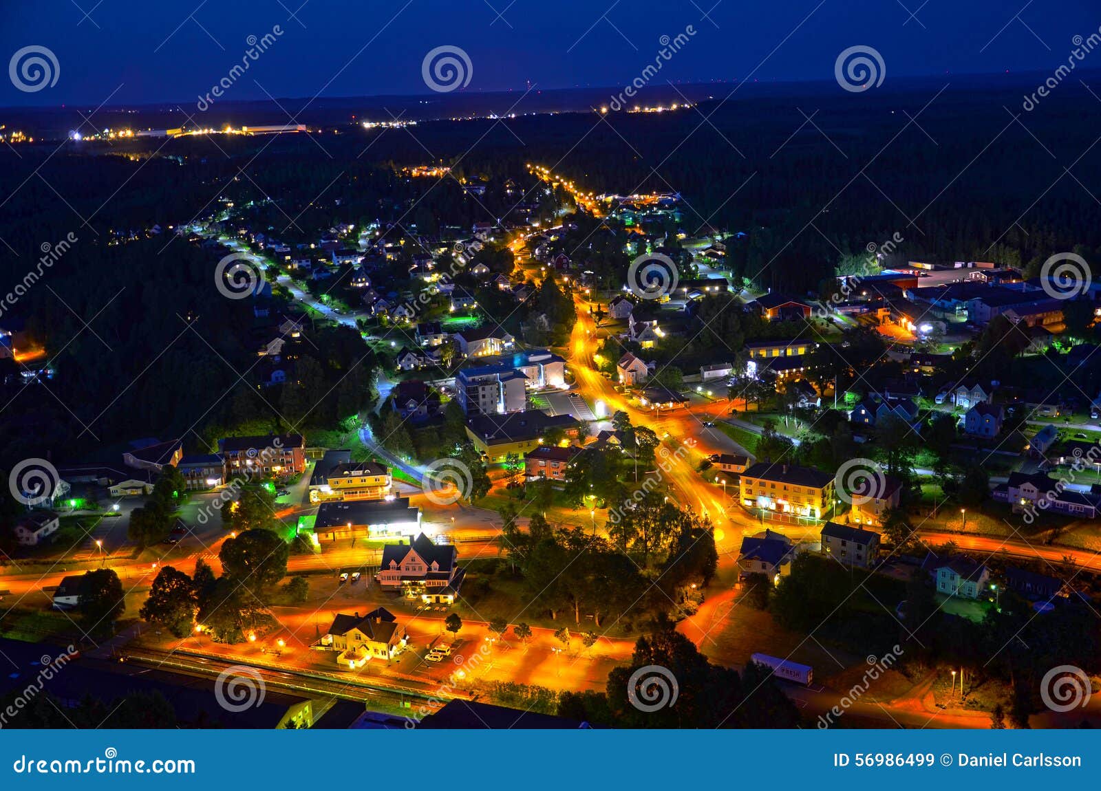 Taberg stock image. Image of jonkoping, empty, night - 56986499