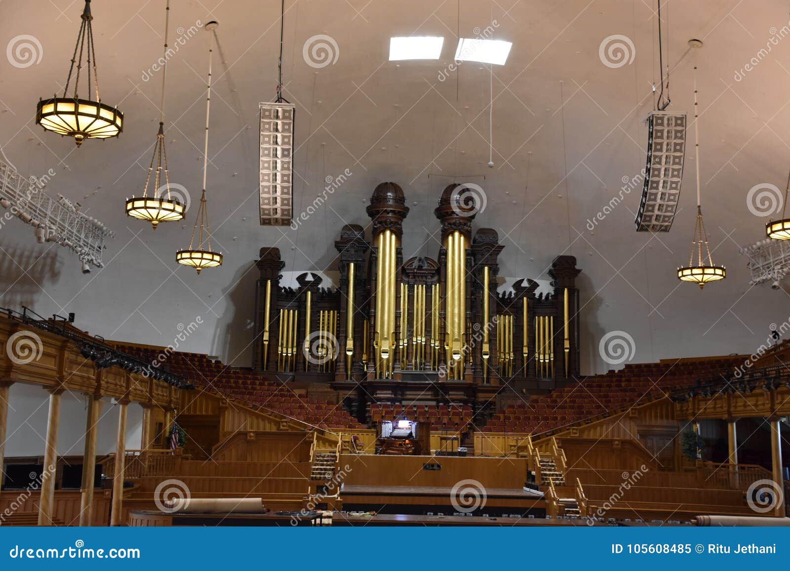 Tabernacle in Salt Lake City, Utah Editorial Image - Image of pipe ...