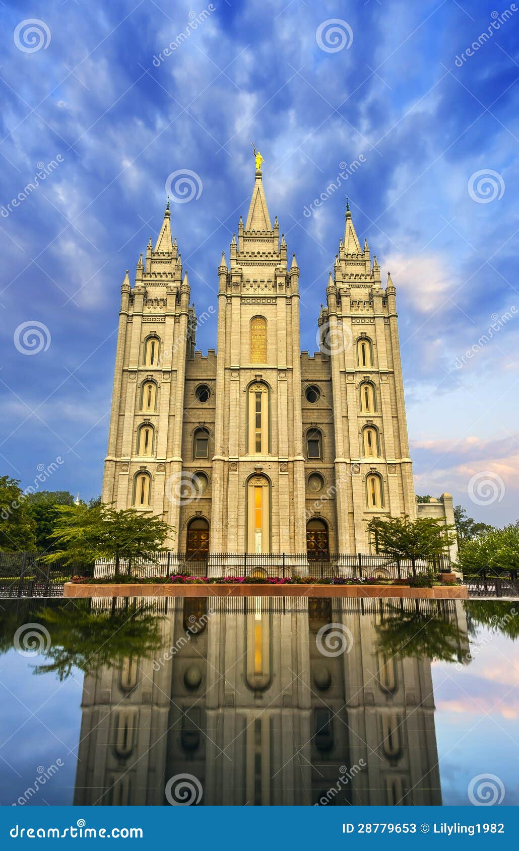 Tabernacle in Temple Square Stock Image - Image of temple, exterior ...
