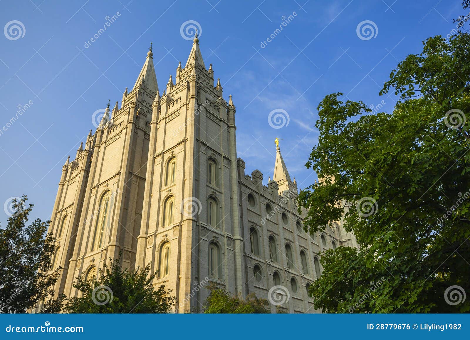 Tabernacle in Temple Square Stock Photo - Image of sacred, daytime ...