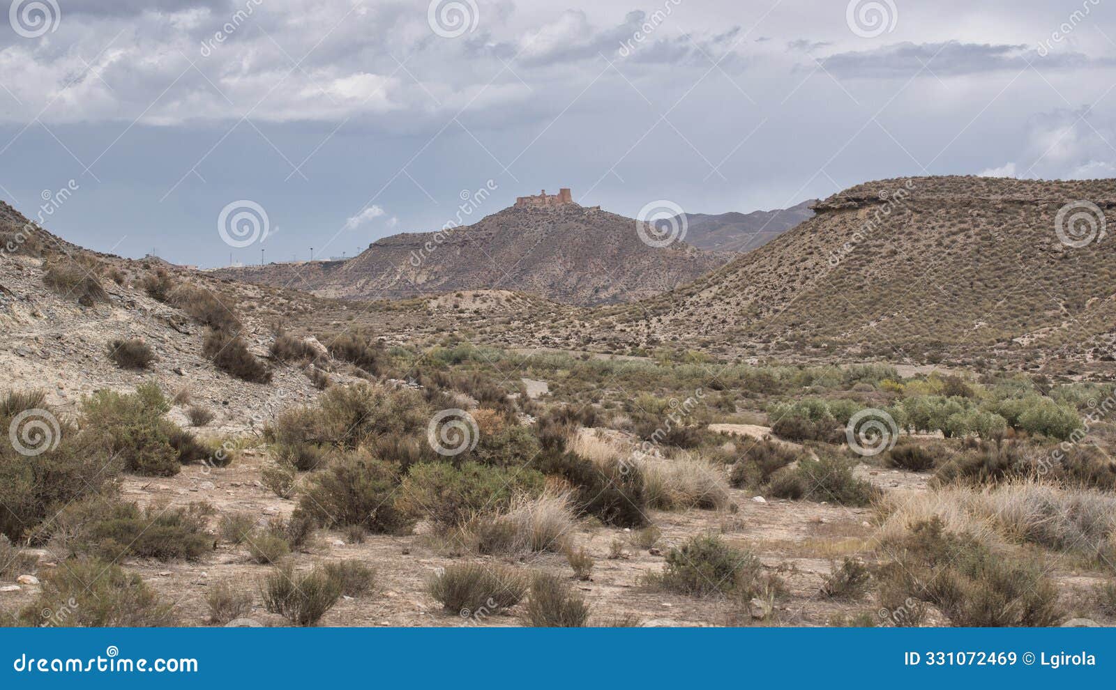 Tabernas desert stock image. Image of historic, eancient - 331072469