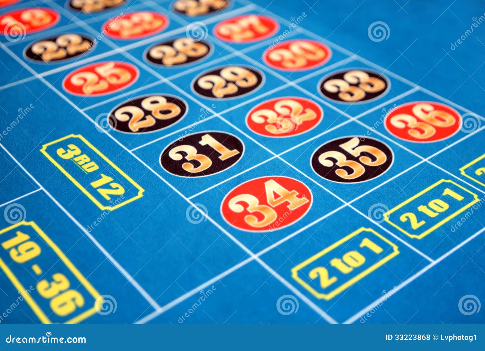 Tabla de la ruleta foto de archivo. Imagen de ruleta - 33223868