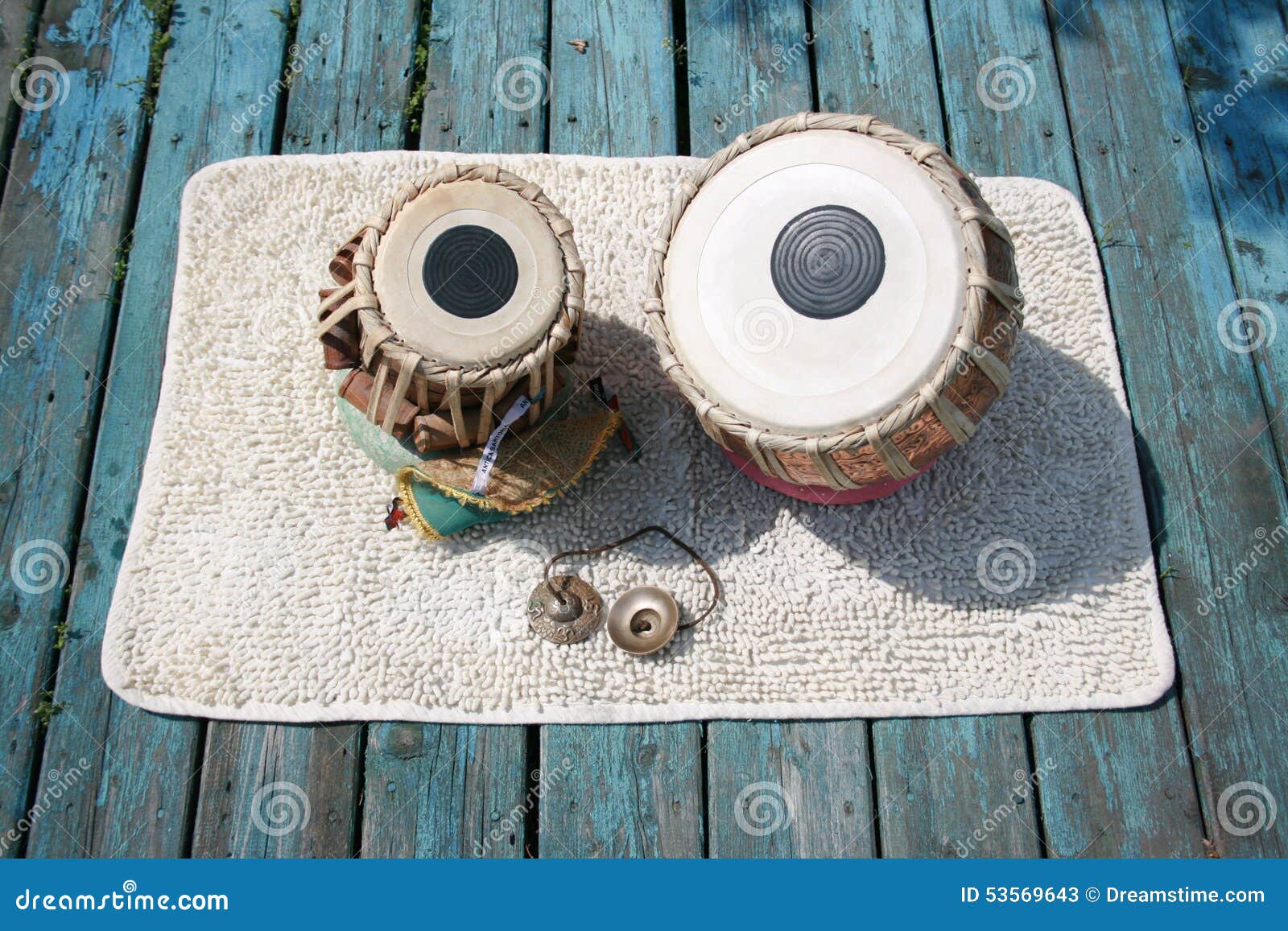 Tabla and karatalas editorial stock photo. Image of wood - 53569643