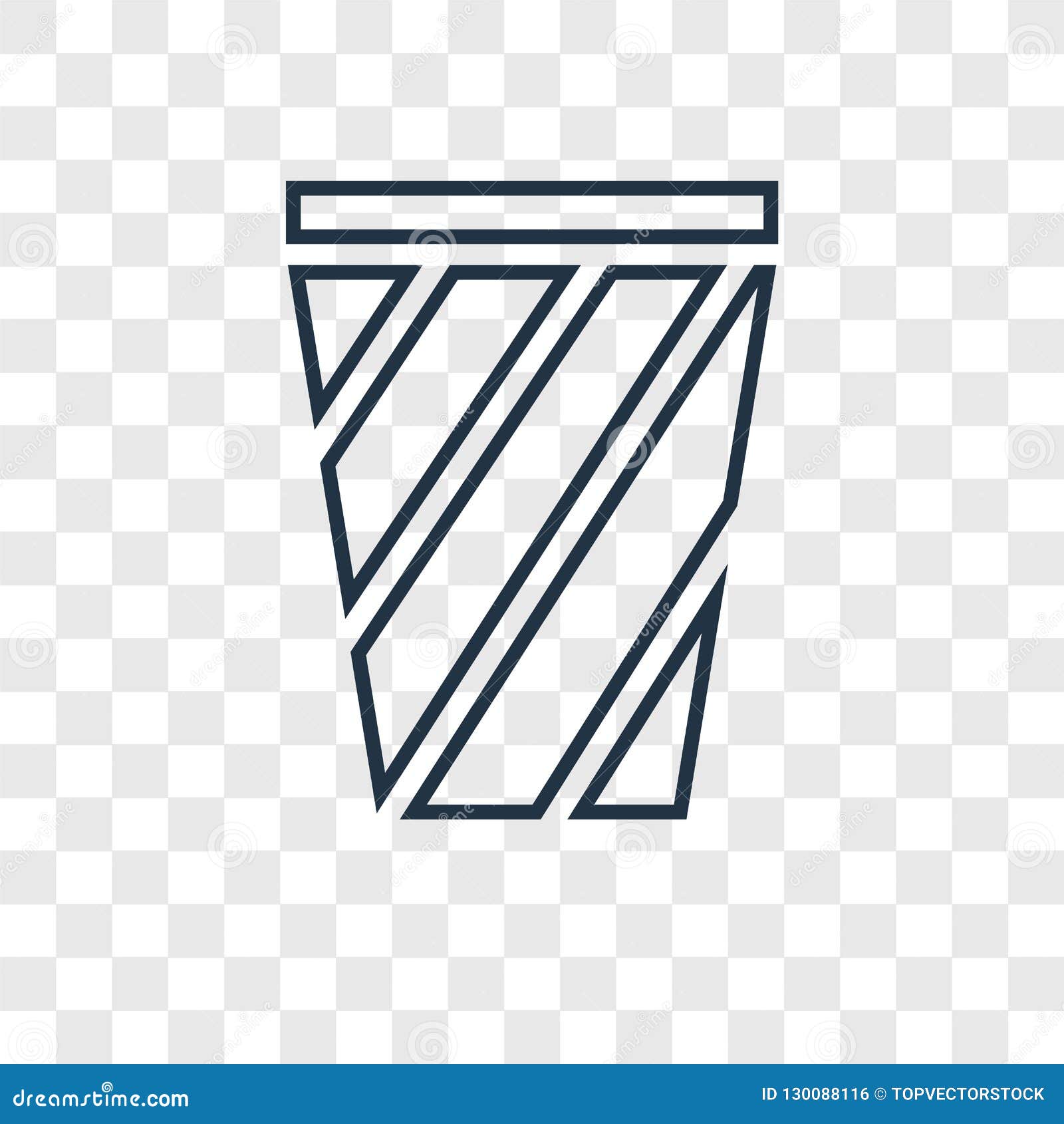 Tablas Concept Vector Linear Icon Isolated On Transparent Background ...