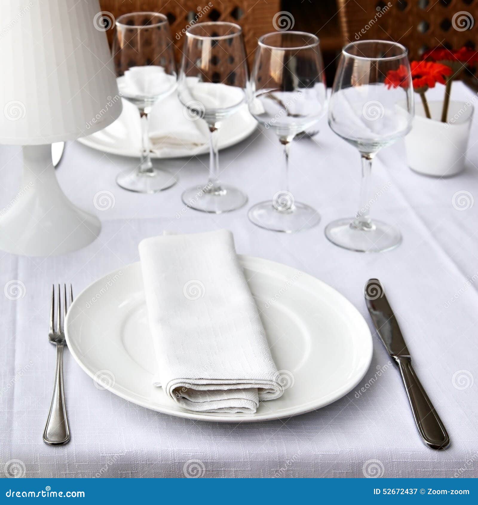 Table appointments stock image. Image of place, catering - 52672437