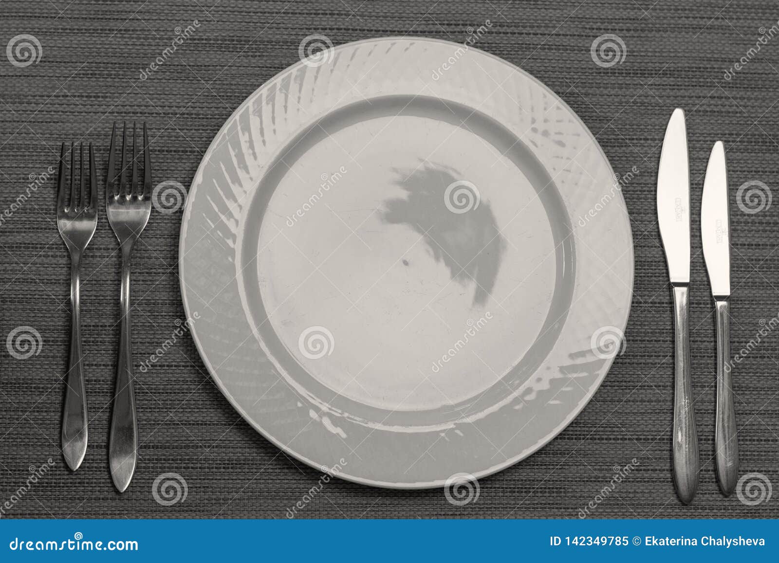 Table Appointments in the Restaurant Stock Image - Image of food ...