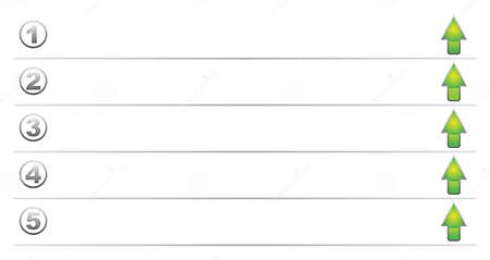 Table with arrows stock vector. Illustration of line - 14548319