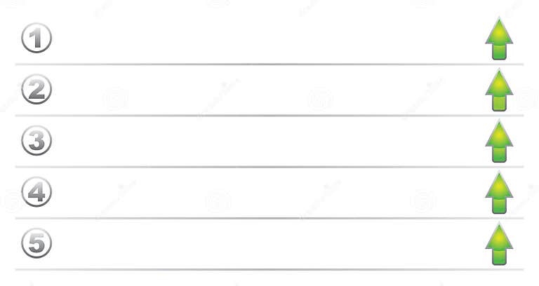 Table with arrows stock vector. Illustration of line - 14548319