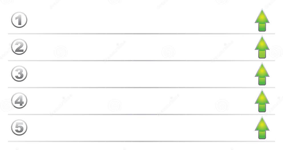 Table with arrows stock vector. Illustration of line - 14548319