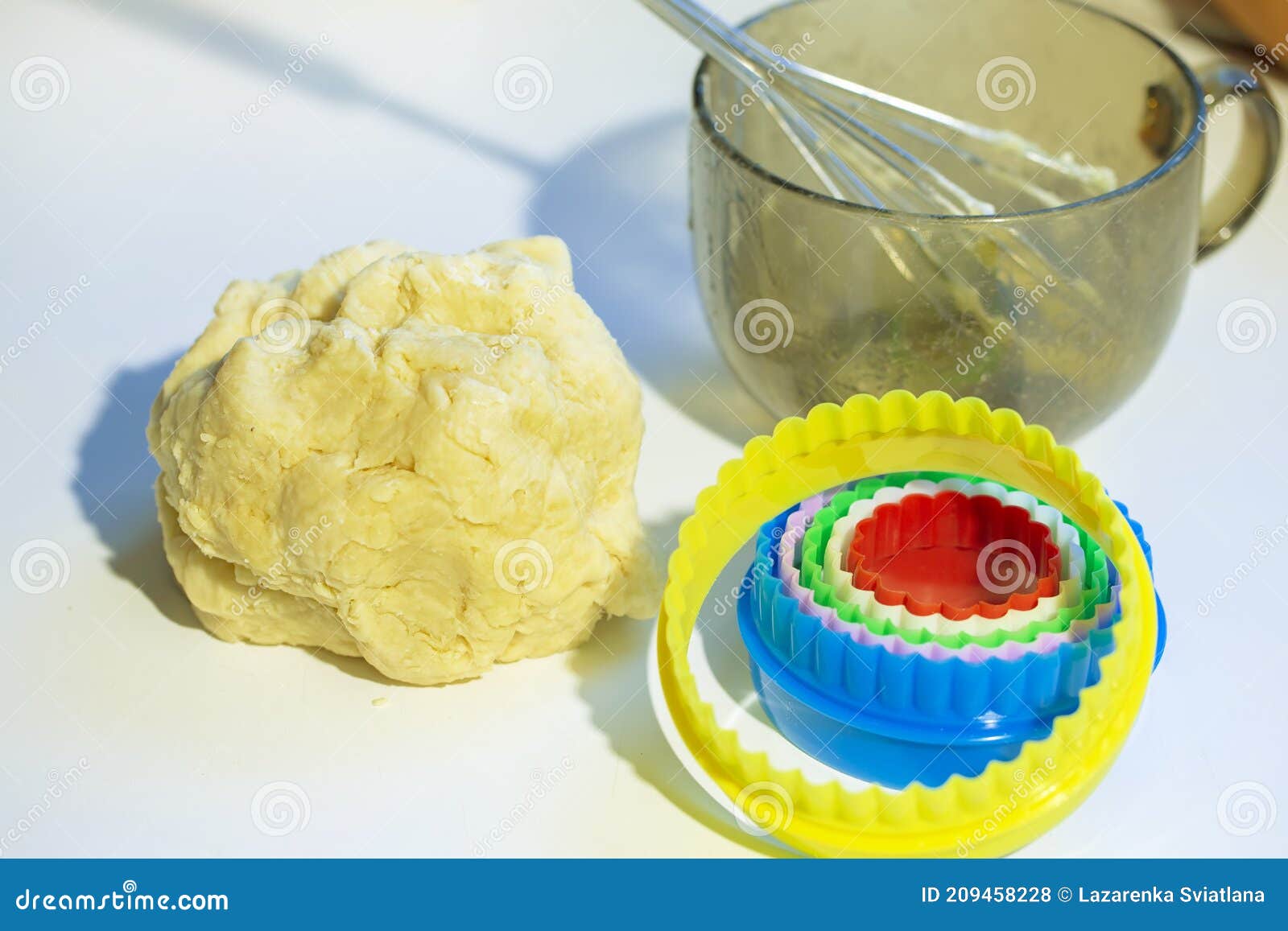 Cookies making process stock photo. Image of ingredients - 209458228