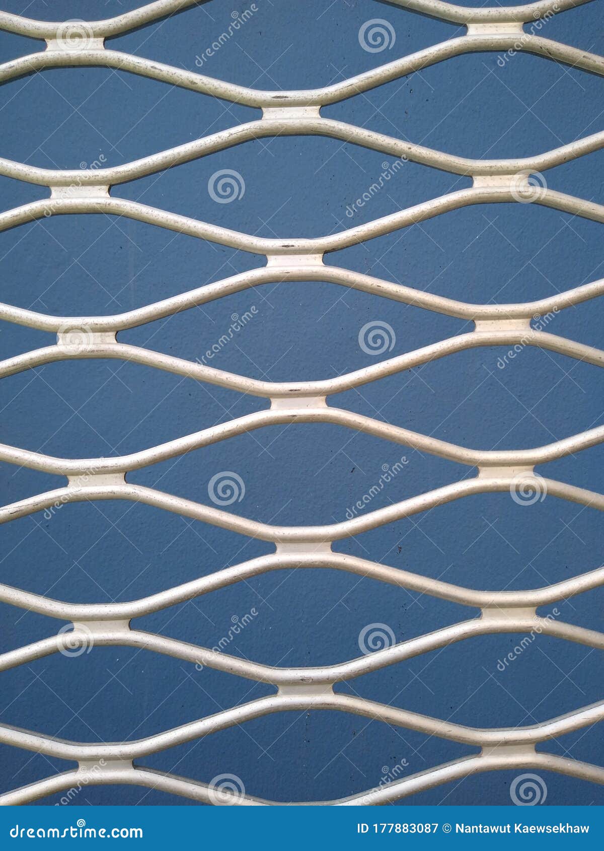 Table Blue White Net Partition Stock Image - Image of white, blue ...