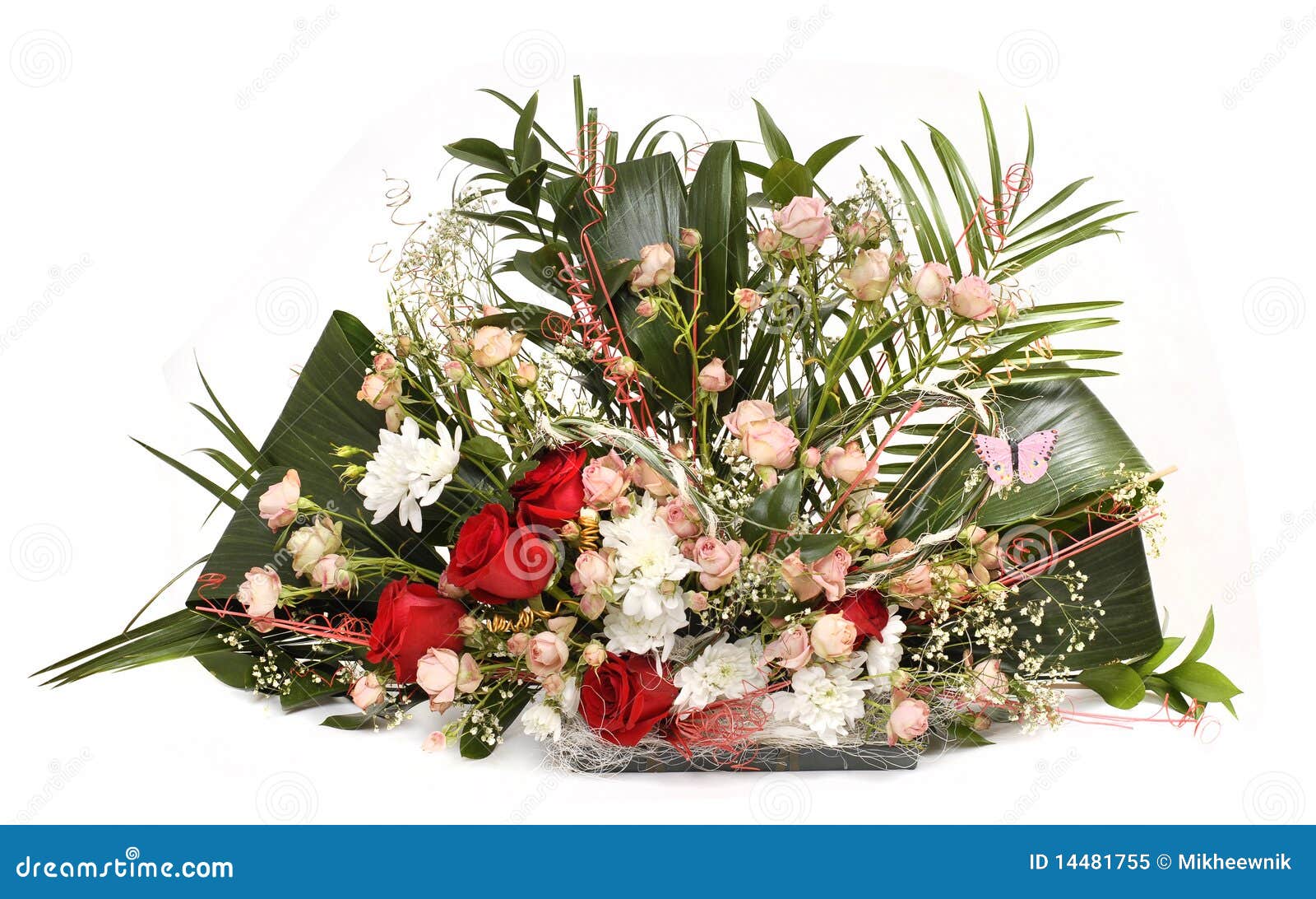 Table bouquet stock image. Image of flowers, group, purple - 14481755