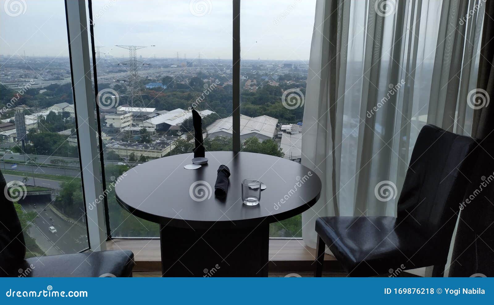 View Of Rooftop And Sky With Clouds At Sunset. Roof Tiles Stock Image ...