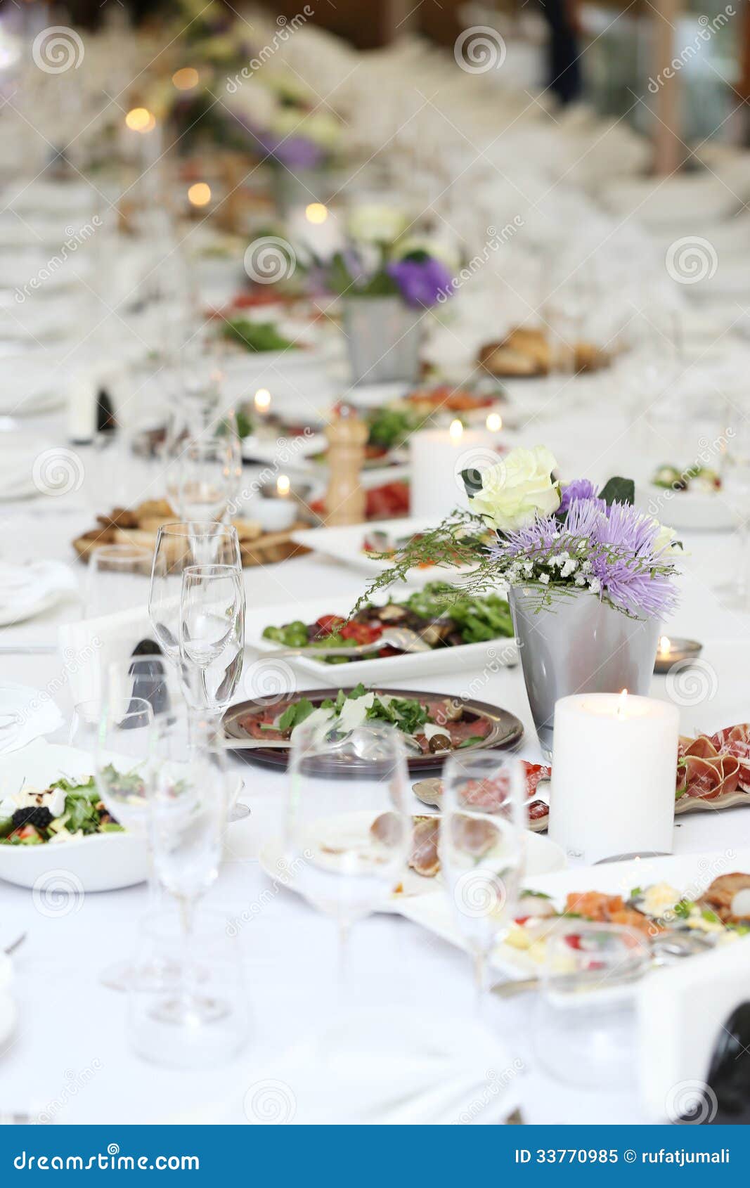 A table for celebrating stock image. Image of decoration - 33770985