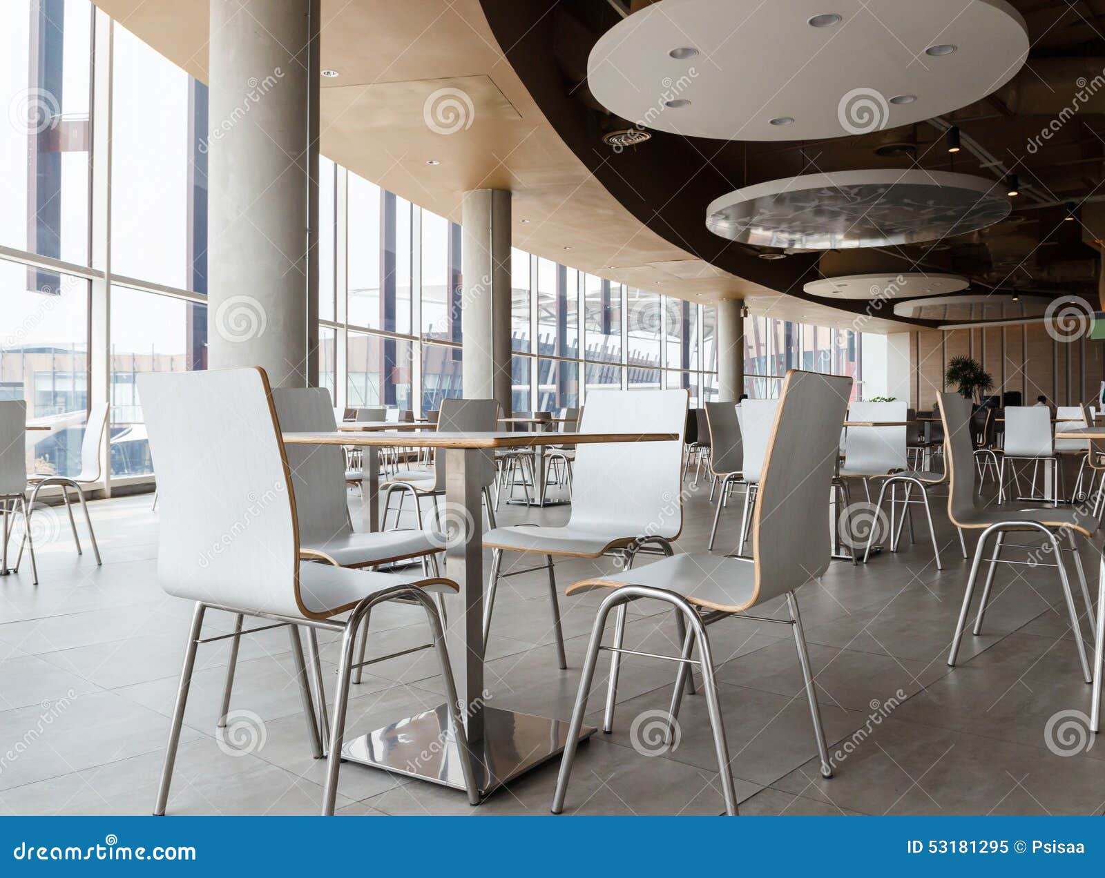 Table and Chair in Food Court Stock Image - Image of seats, place: 53181295