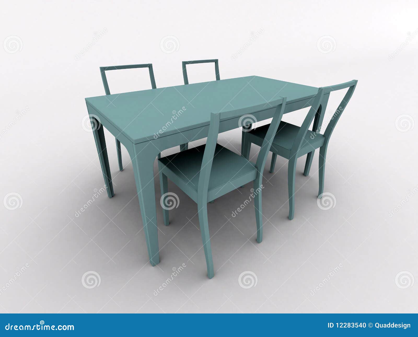 Table and chairs stock illustration. Illustration of isolated - 12283540