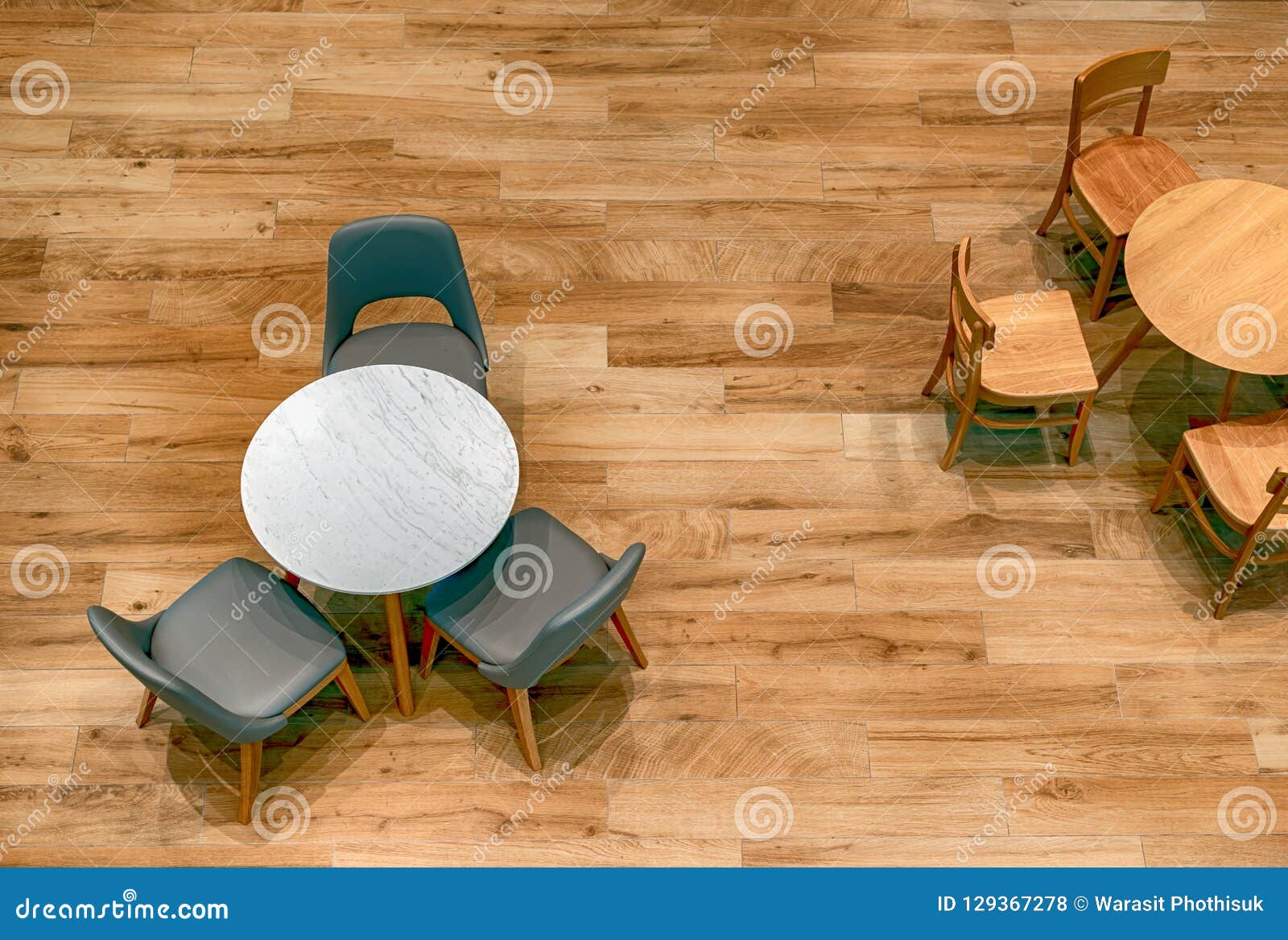 Table and Chairs View from Above Stock Photo - Image of area, chairs ...