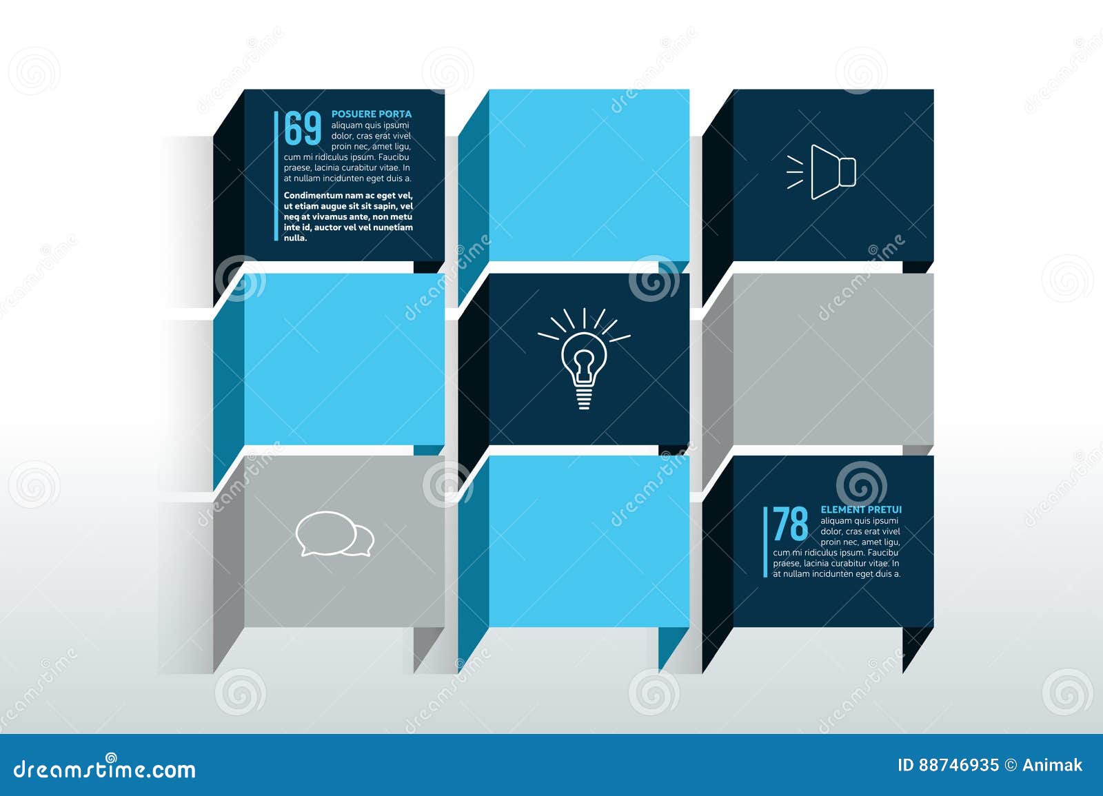 Table, Chart, Schedule, Text Banner, Template. Stock Vector ...
