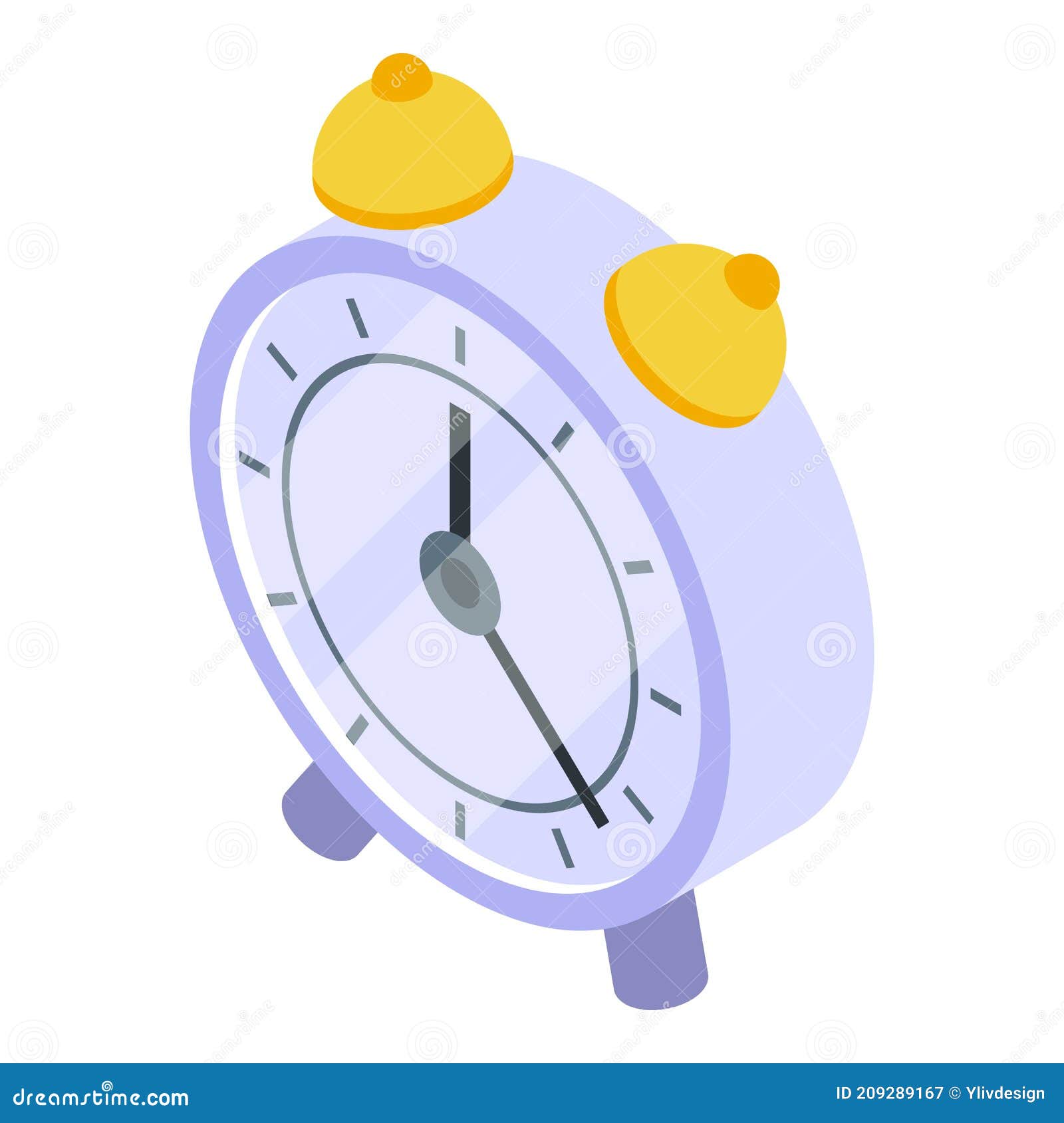 Table Clock Icon, Isometric Style Stock Vector - Illustration of ...