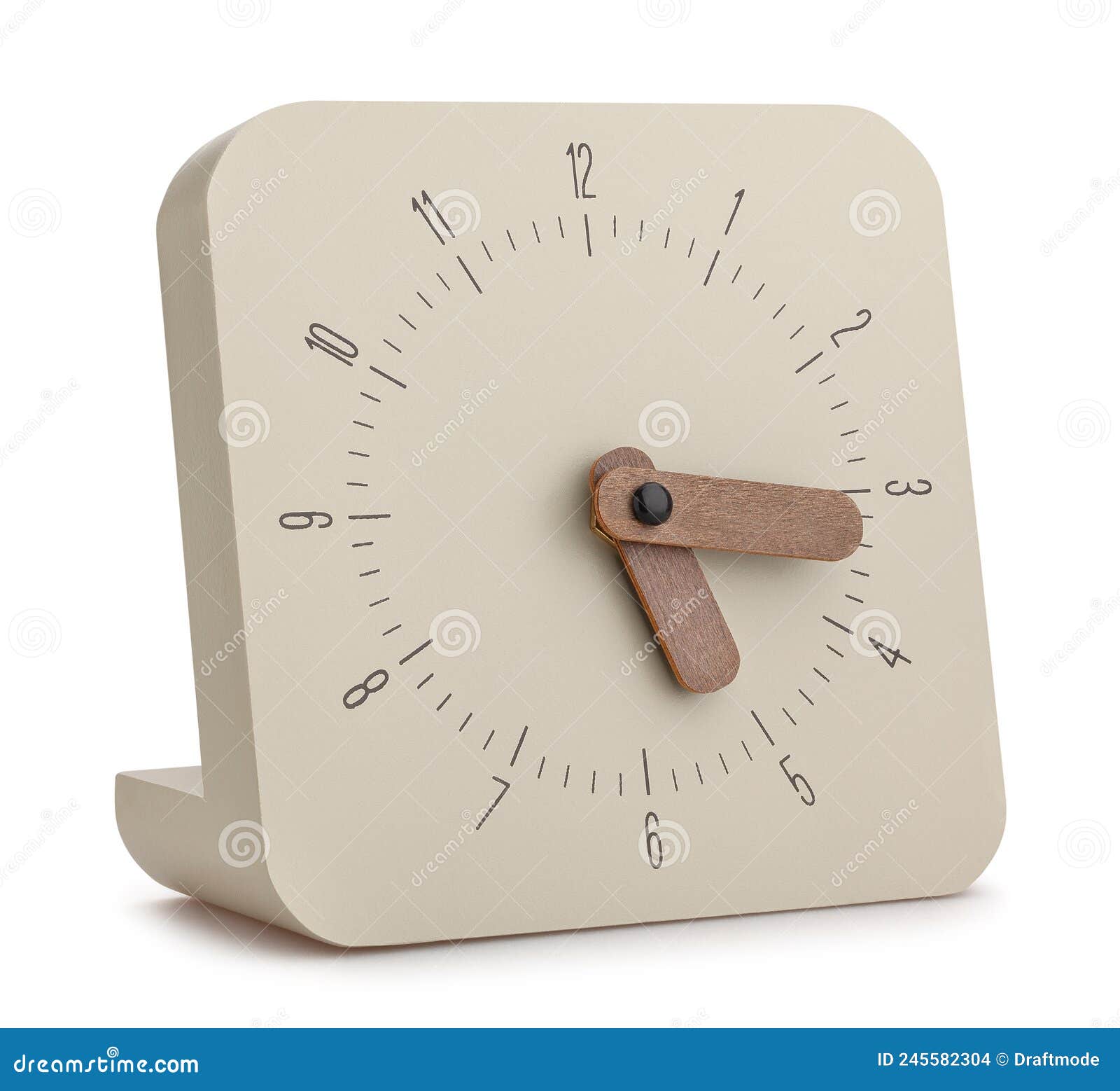 Table clock path isolated stock photo. Image of home - 245582304