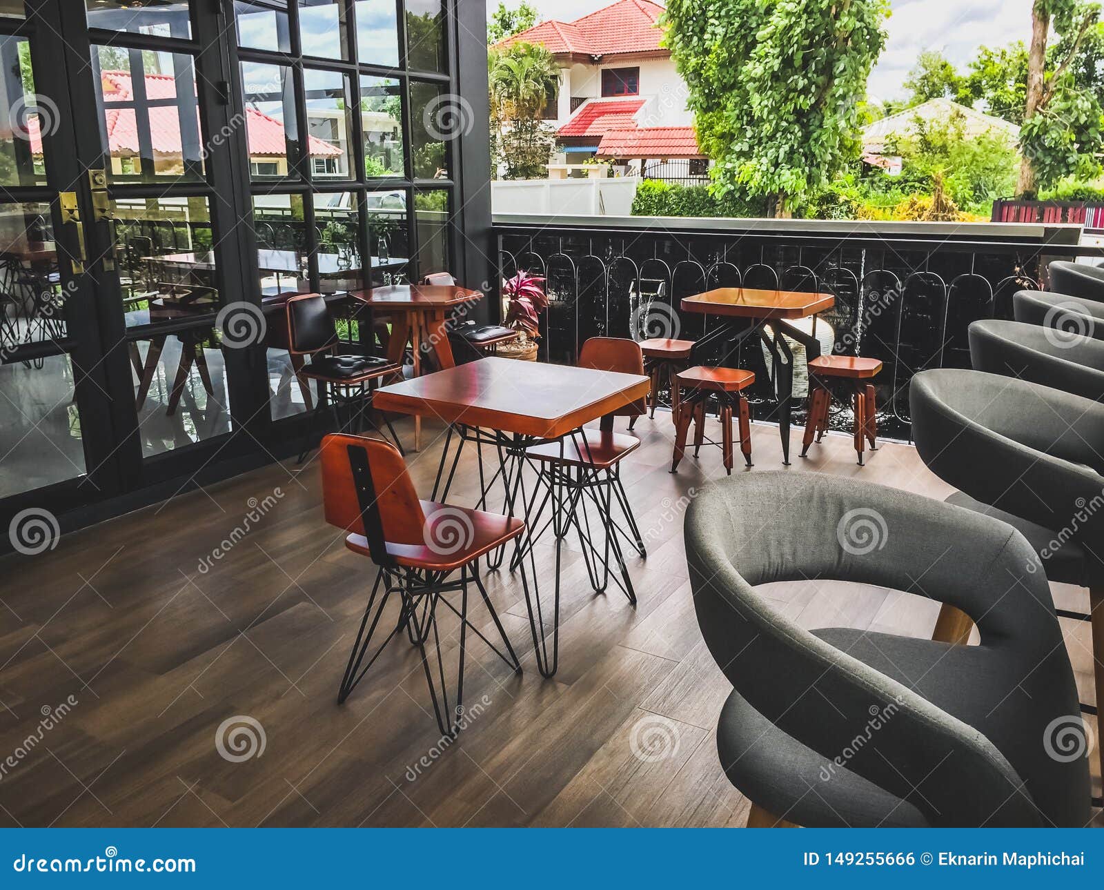 Table Coffee Exterior Scene Stock Photo - Image of beautiful ...