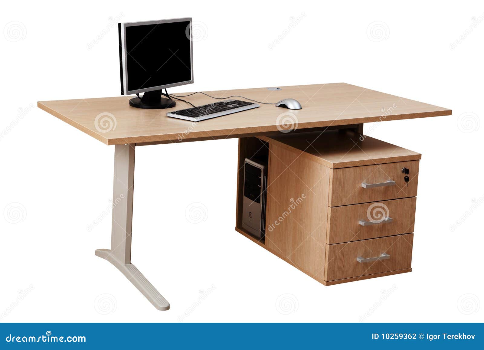 Table and computer stock photo. Image of home, comfortable - 10259362