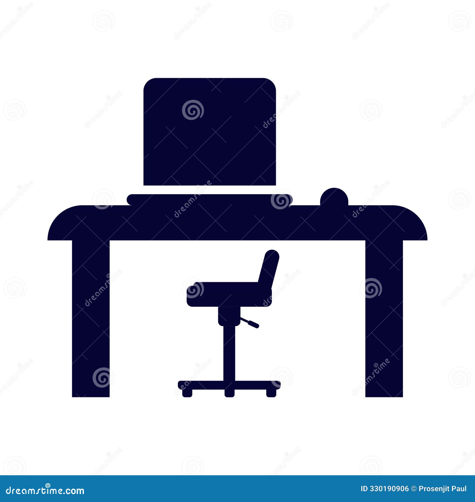 Workplace Icon Vector From Corparate Management Collection. Thin Line ...