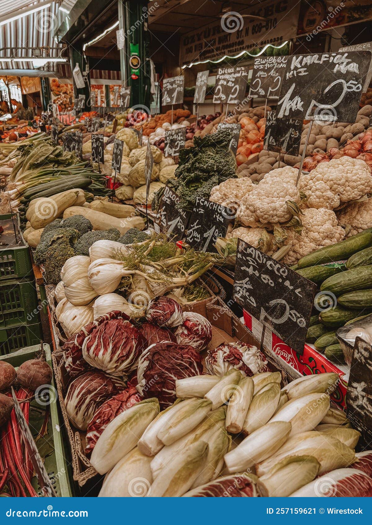 Table Covered with Different Types of Vegetables in One of the ...