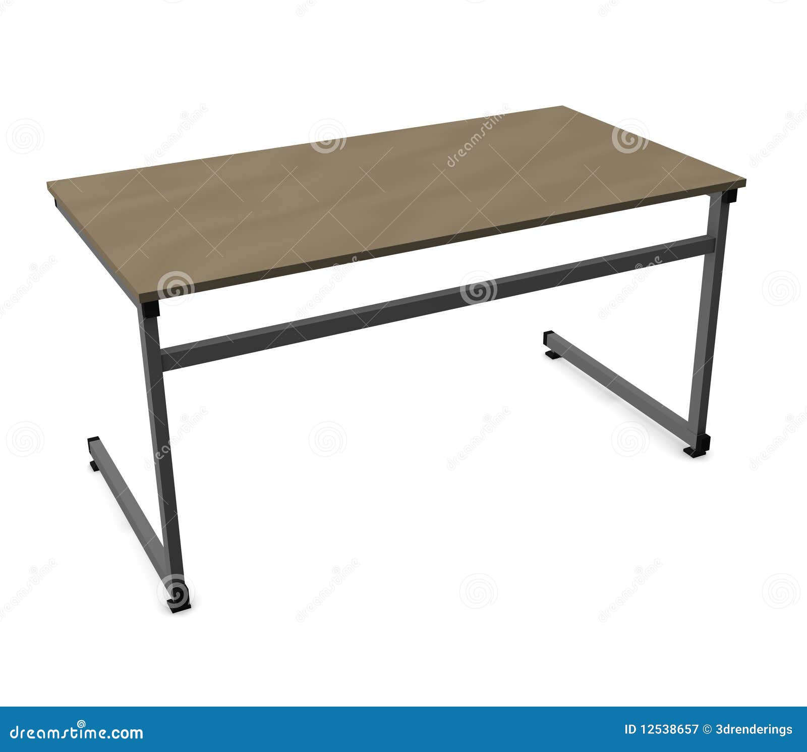 Table d'école illustration stock. Illustration du architecture - 12538657