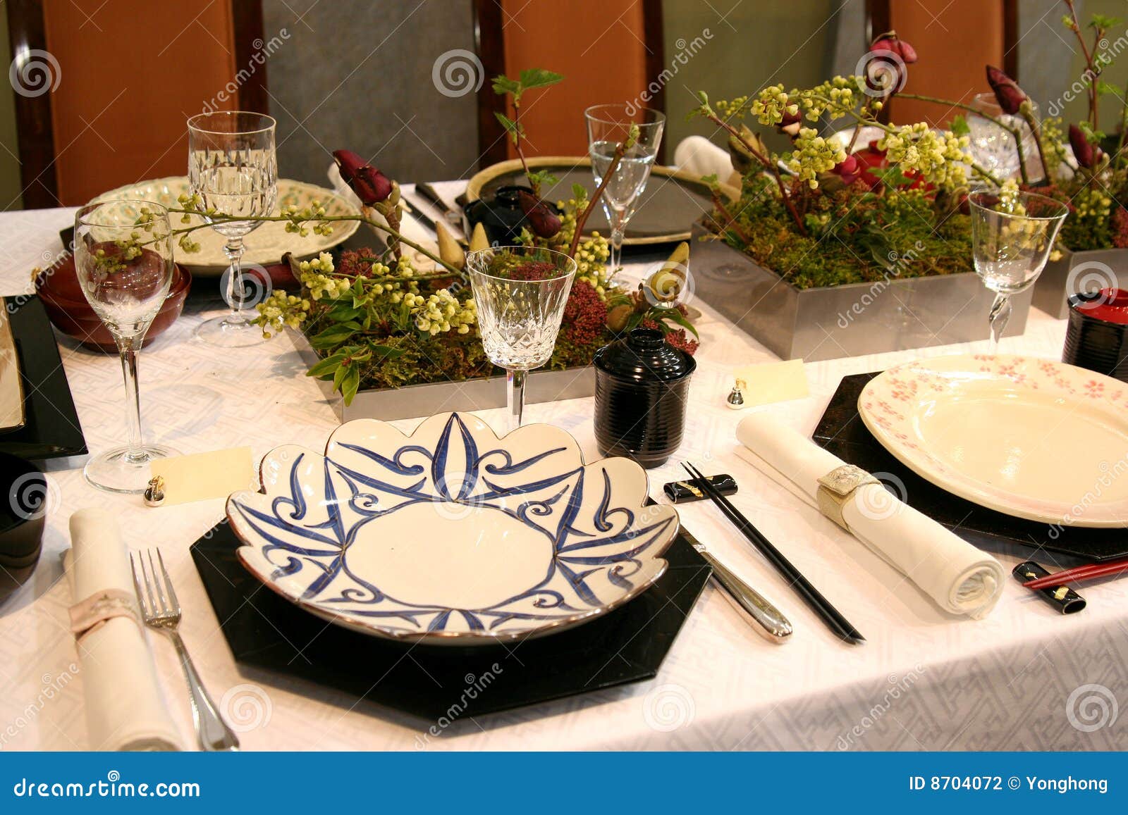 Table design in Japan stock photo. Image of glass, table - 8704072