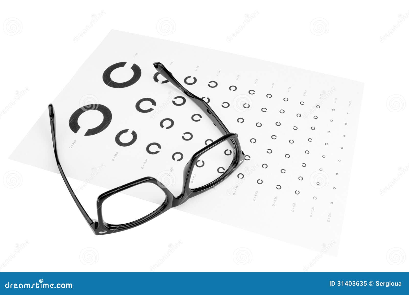 Table for an Eye Examination by an Ophthalmologist. Stock Image - Image ...