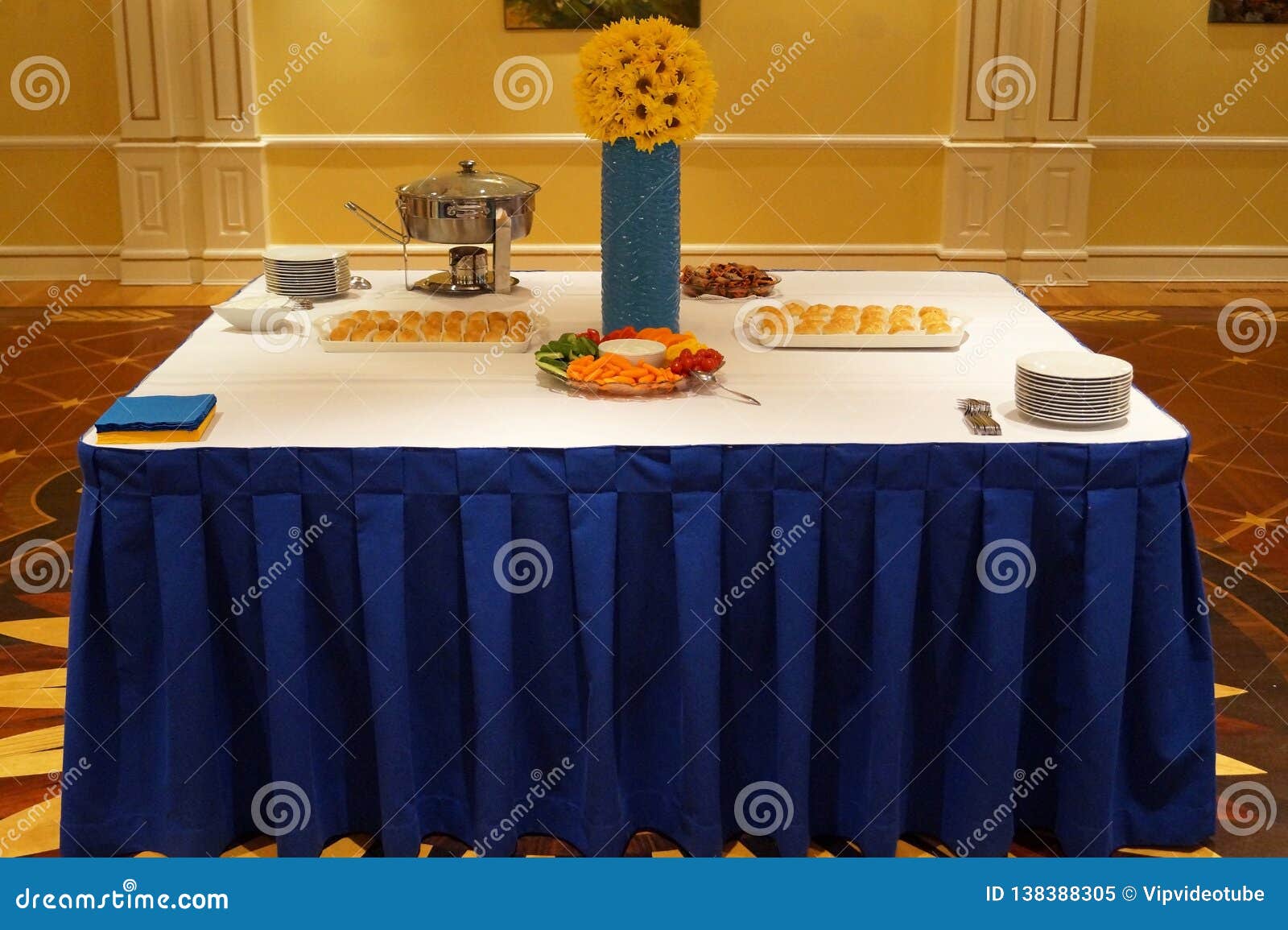 Table for a Festive Buffet in the Ukrainian Style Stock Image - Image ...